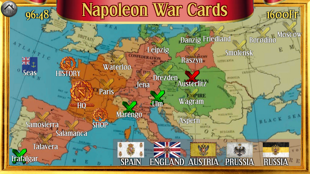 Napoleon War Cards - App on Amazon Appstore