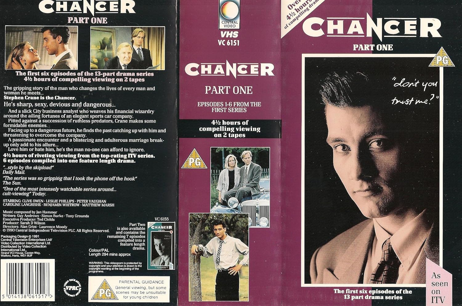 Chancer: The First Series - Episodes 1-6 [VHS] : Clive Owen, Leslie ...