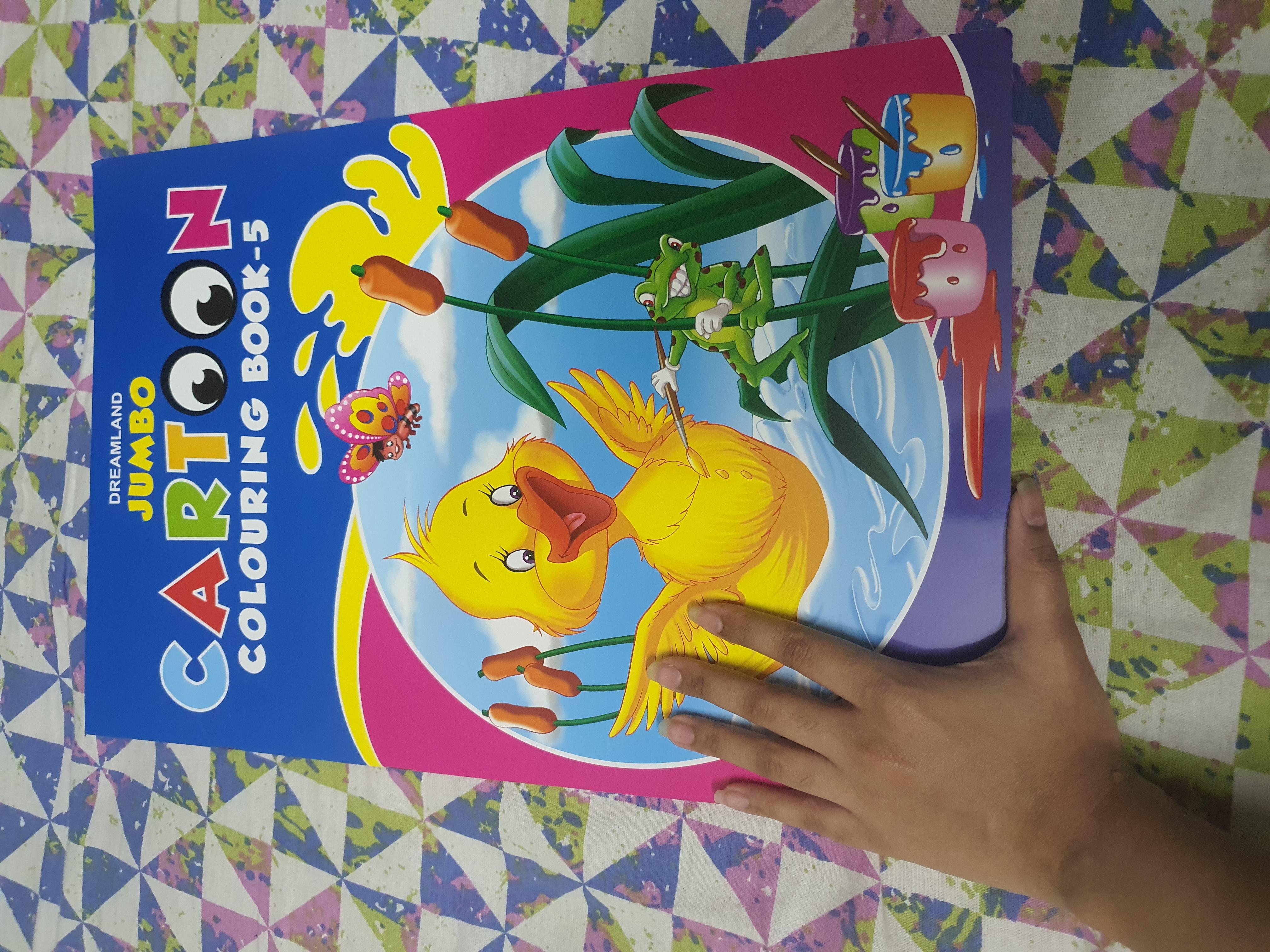 Buy Jumbo Cartoon Colouring Book-5 Book Online at Low Prices in India ...