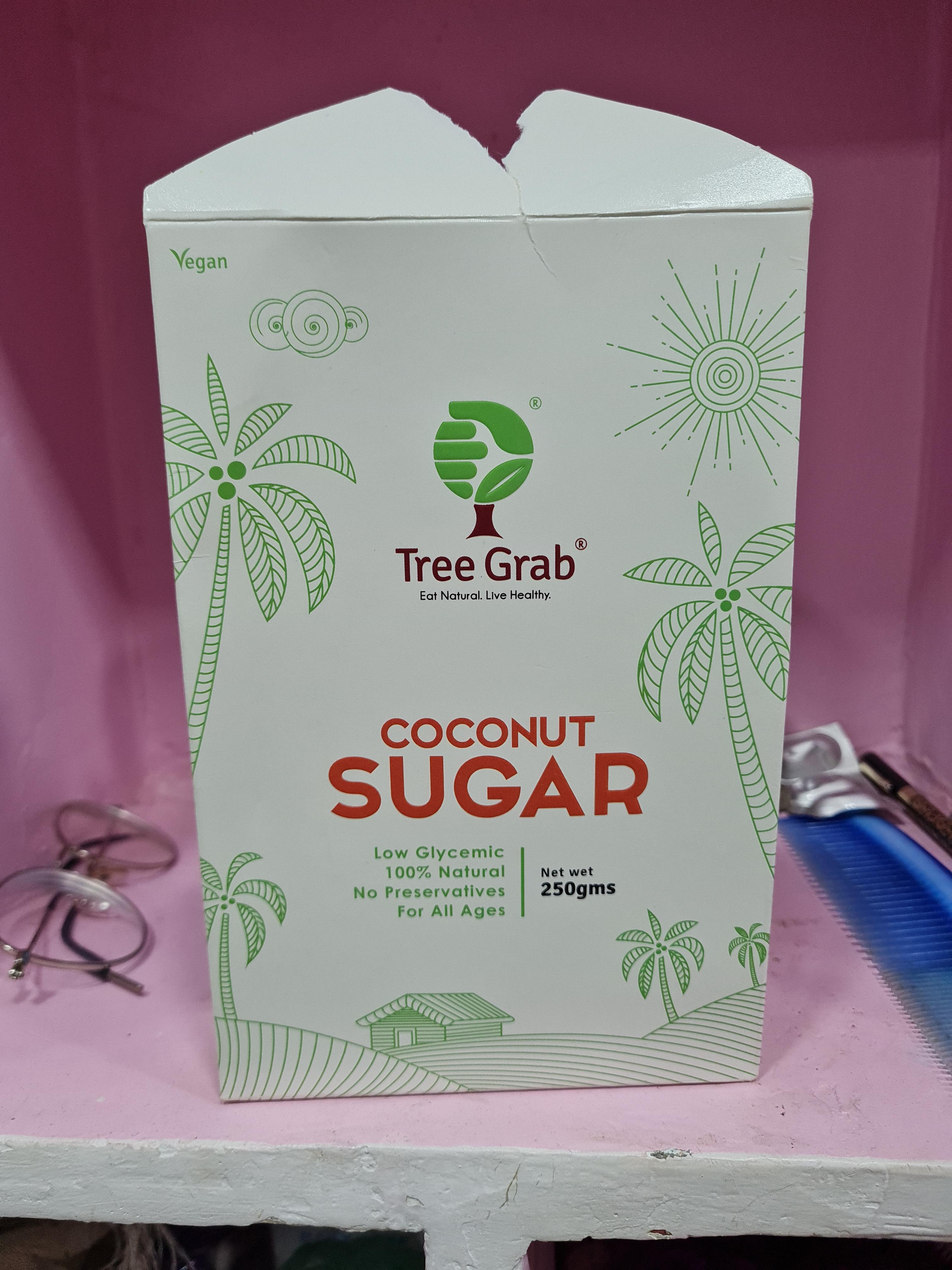 Tree Grab Natural Palm Coconut Sugar, Made of Pure, Organic & Natural ...