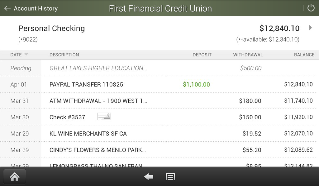 First Financial Credit Union:Amazon.com:Appstore for Android