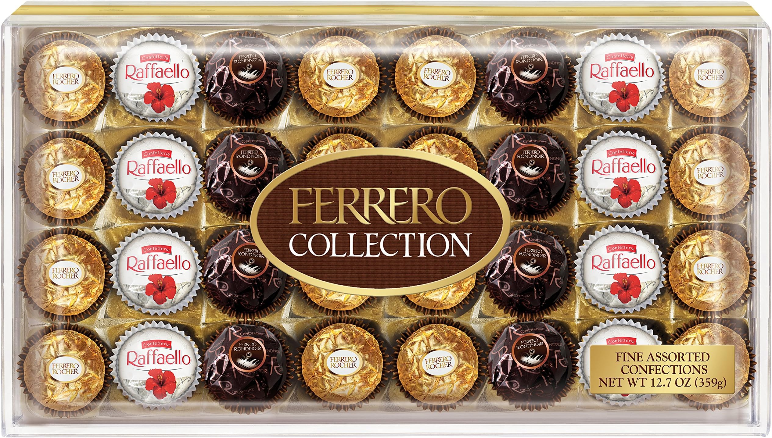 Amazon.com : Ferrero Collection Gift Box, 32 Count, Rondnoir, Rocher ...