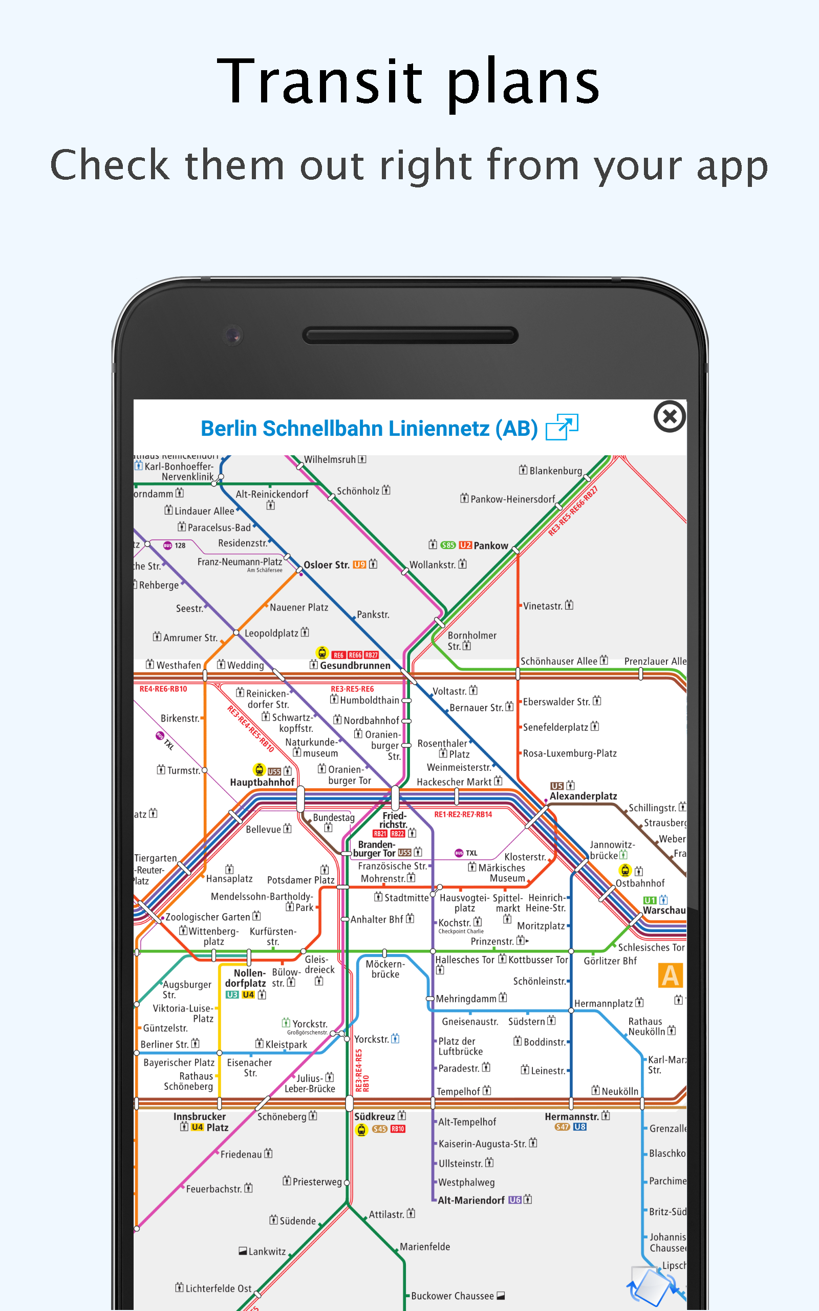 Berlin Transit - Offline departures, transit maps - App on Amazon Appstore