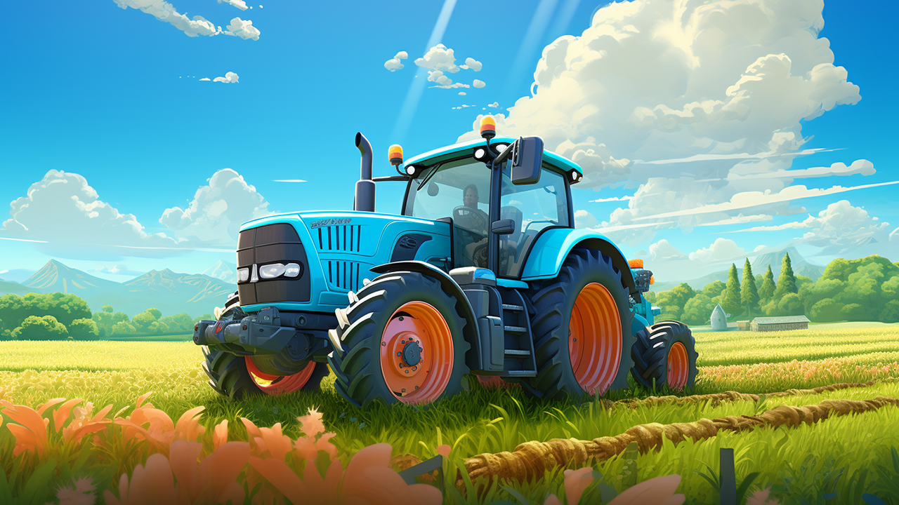 Virtual Farming Tractor Driving Games: Farm Truck Simulator Game for ...