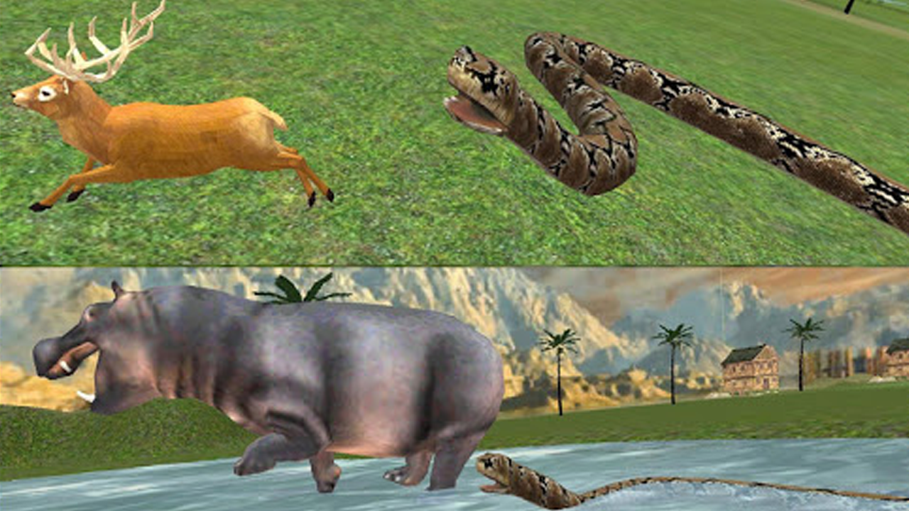 Wild Anaconda Snake Attack: Jungle Animal Snake Attack Games Free For ...