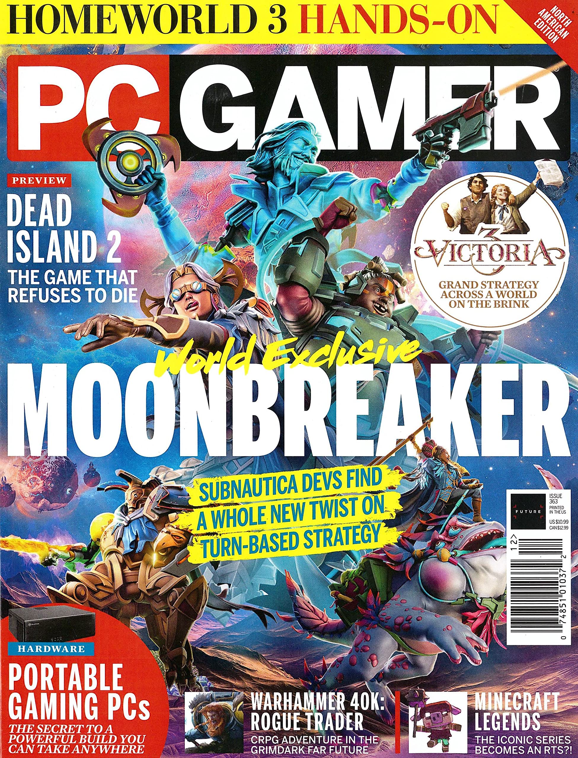 PC GAMER MAGAZINE - DECEMBER 2022 - WORLD EXCLUSIVE MOONBREAKER: Amazon.com: Books