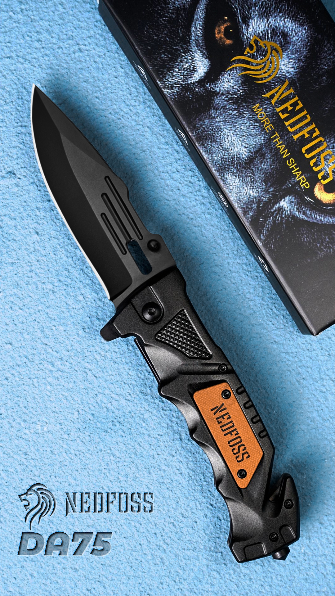 Watch NedFoss DA75 Pocket Knife Unboxing -Sharp & Fast & Smooth on ...