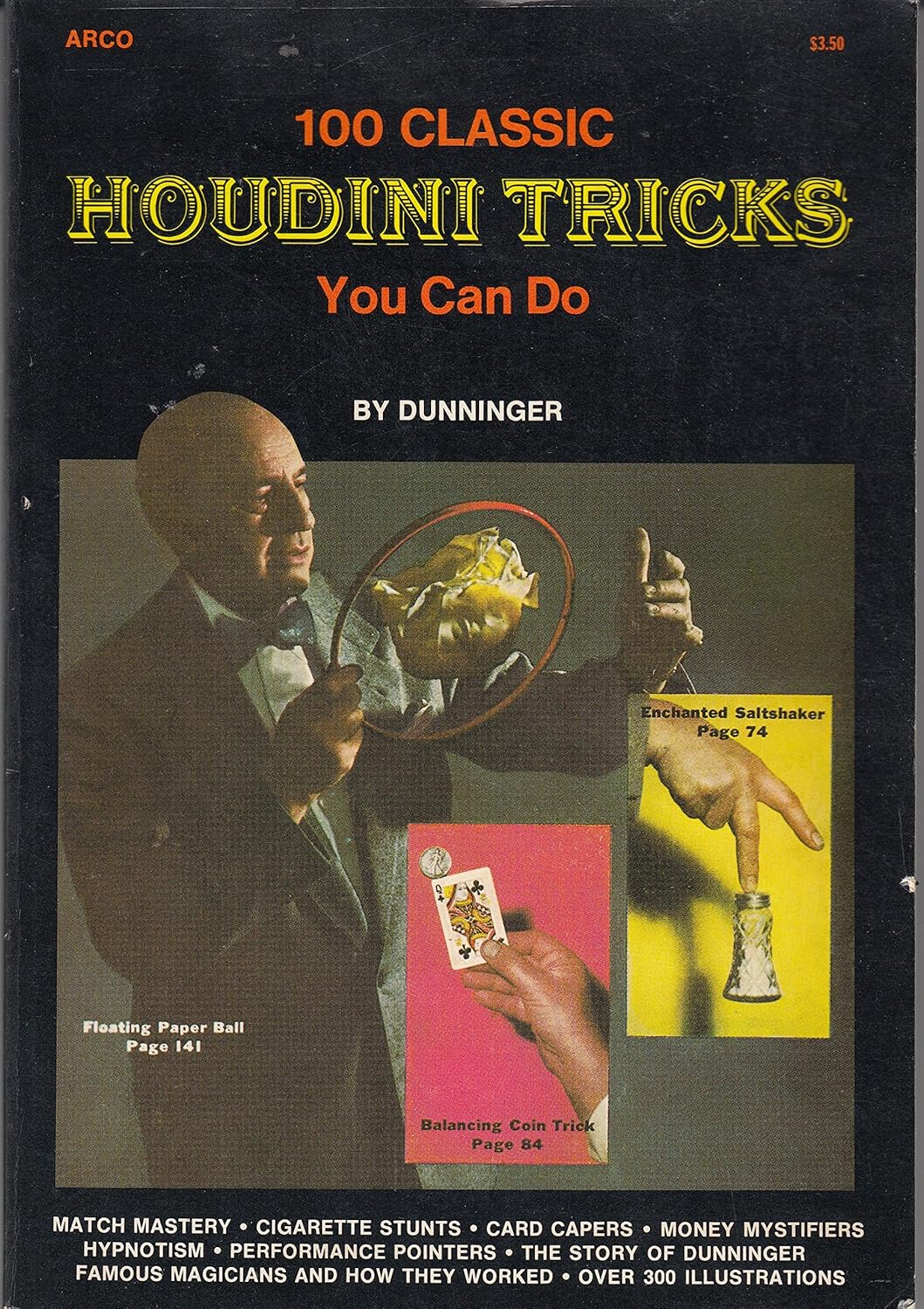 100 classic Houdini tricks you can do (Fawcett book): Dunninger, Joseph ...