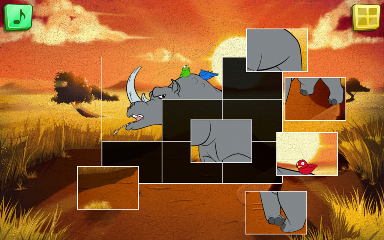 Live Puzzle! African Animals - App on Amazon Appstore