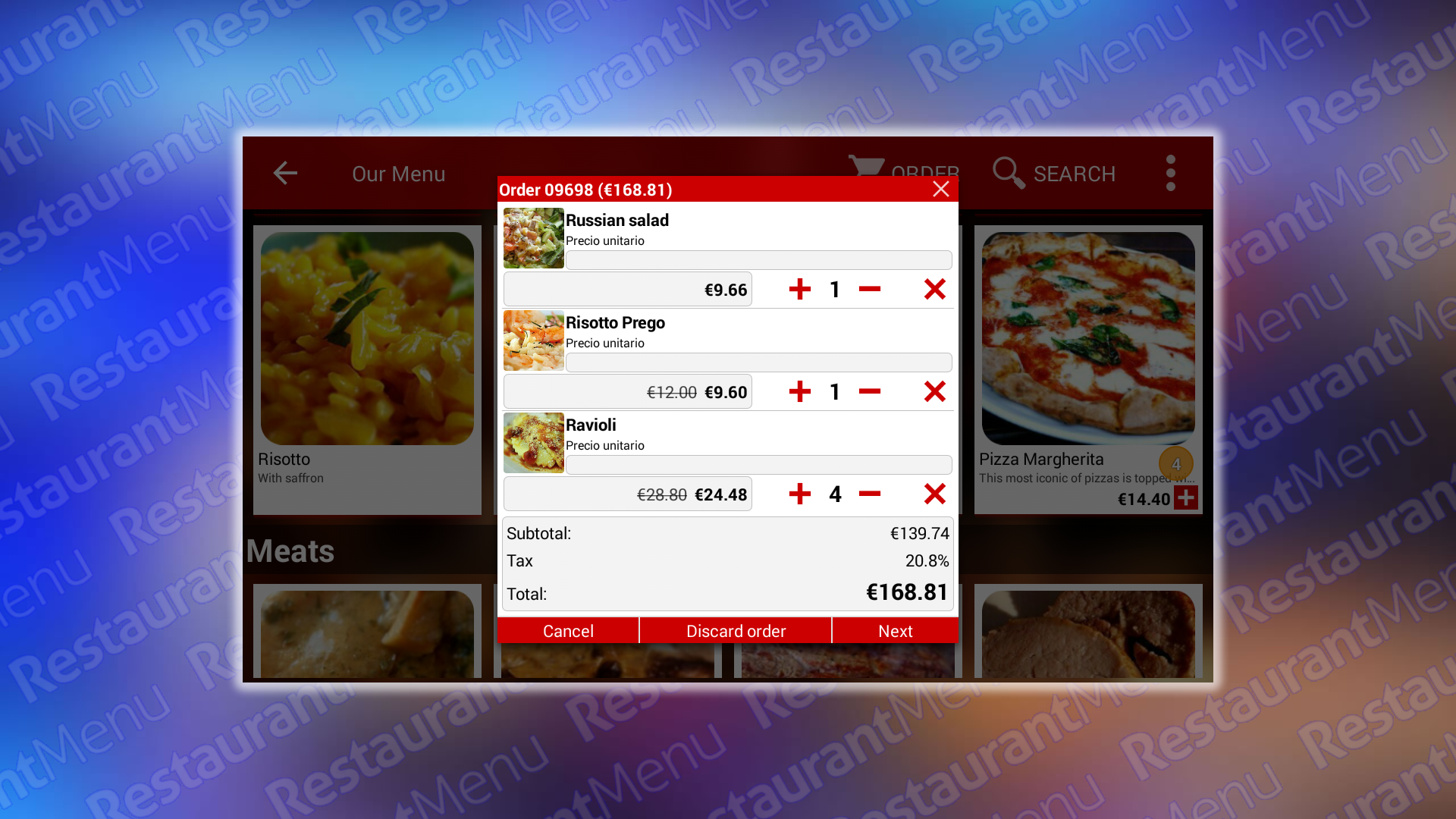 Restaurant Menu: Digital Catalog & Menu Creator:Amazon.in:Appstore for ...