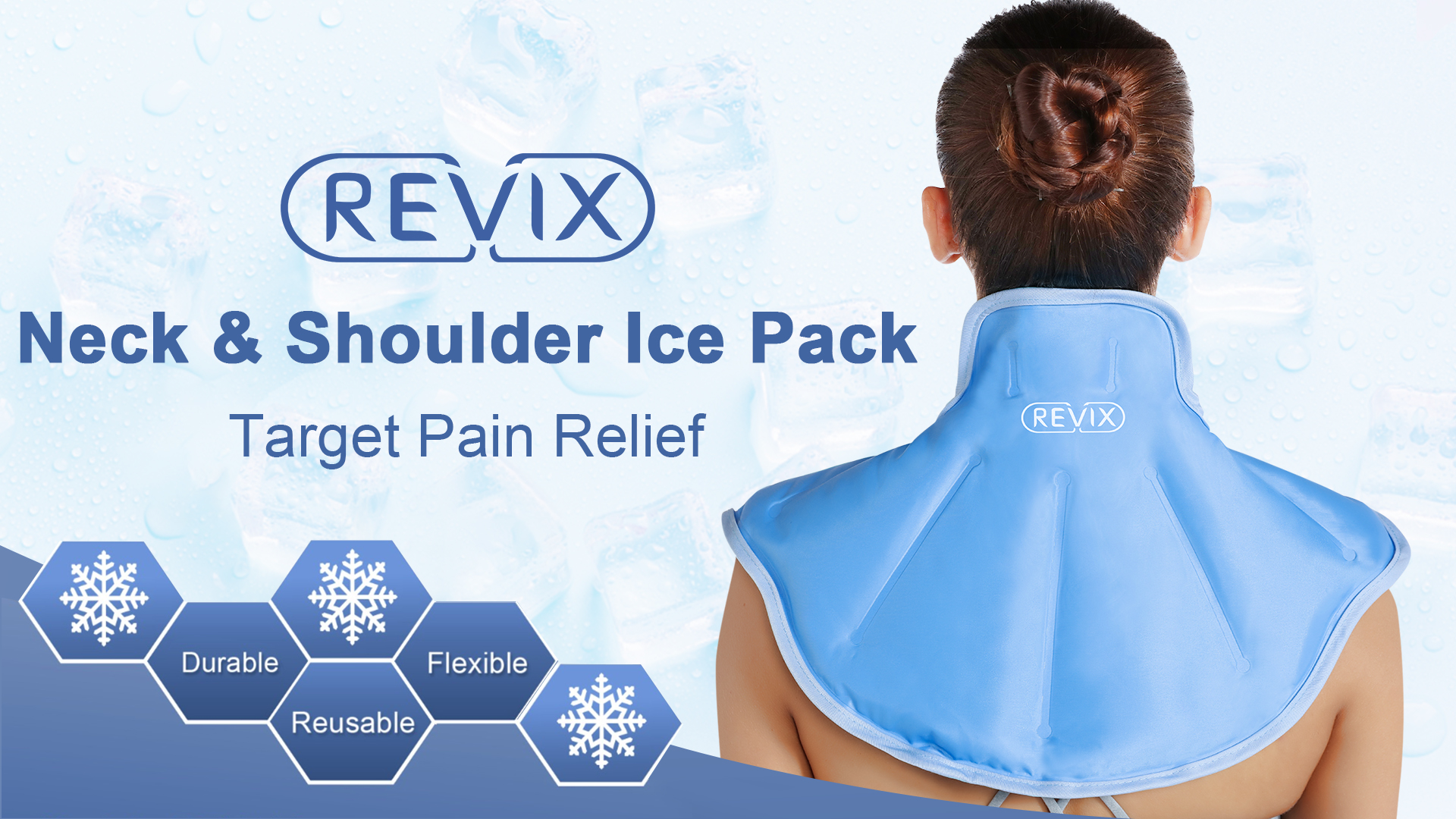 Watch REVIX Ice Pack for Neck and Shoulders Upper Back Pain Relief on ...