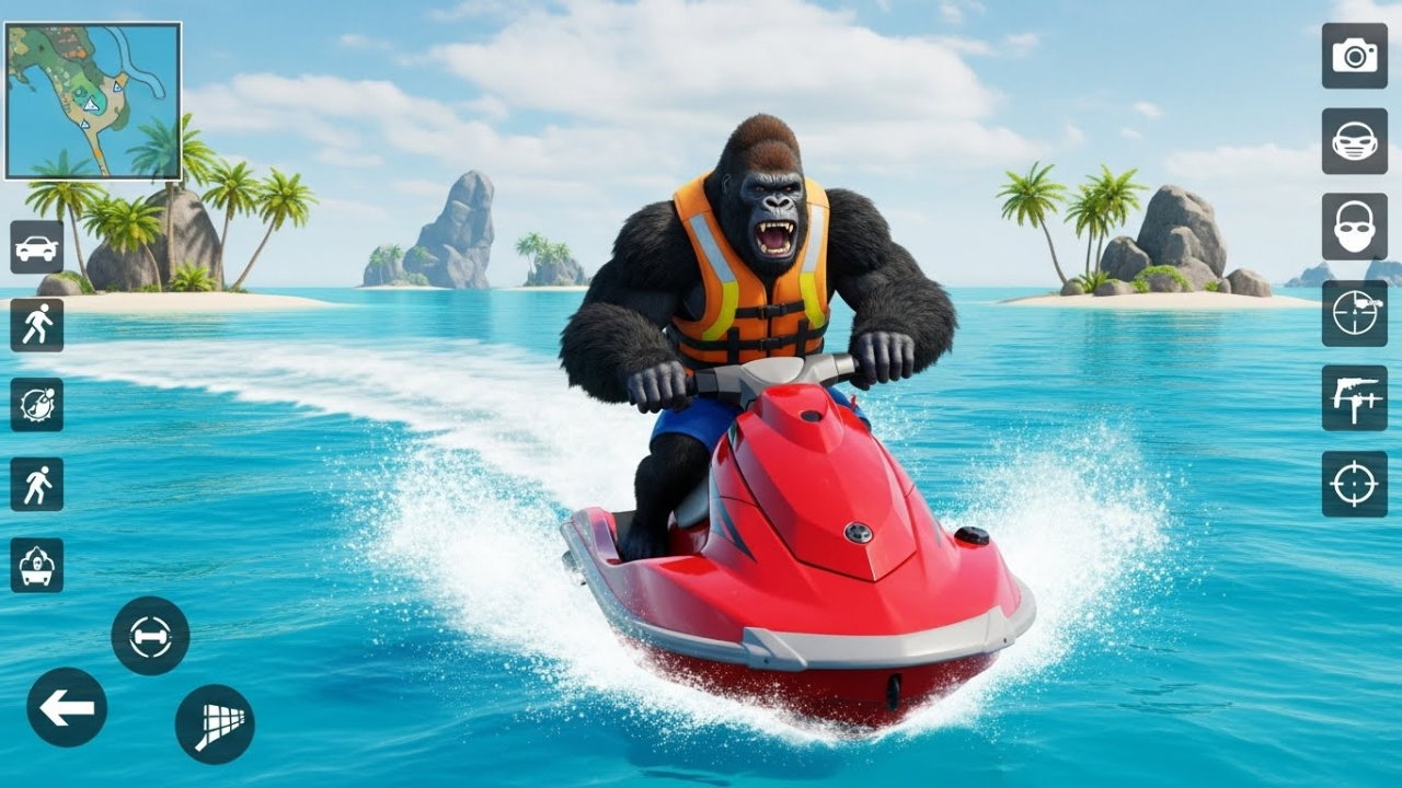 Riesenmonster-Gorilla-Simulator – Amoklauf- und Chaosspiel:www.amazon ...
