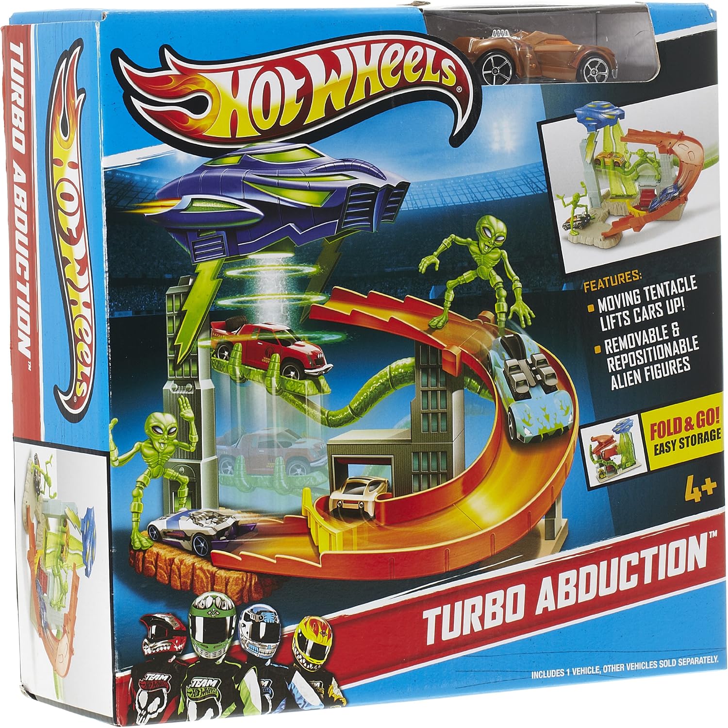 Hot Wheels Team Hot Wheels Turbo Abduction Playset, Dishes - Amazon Canada