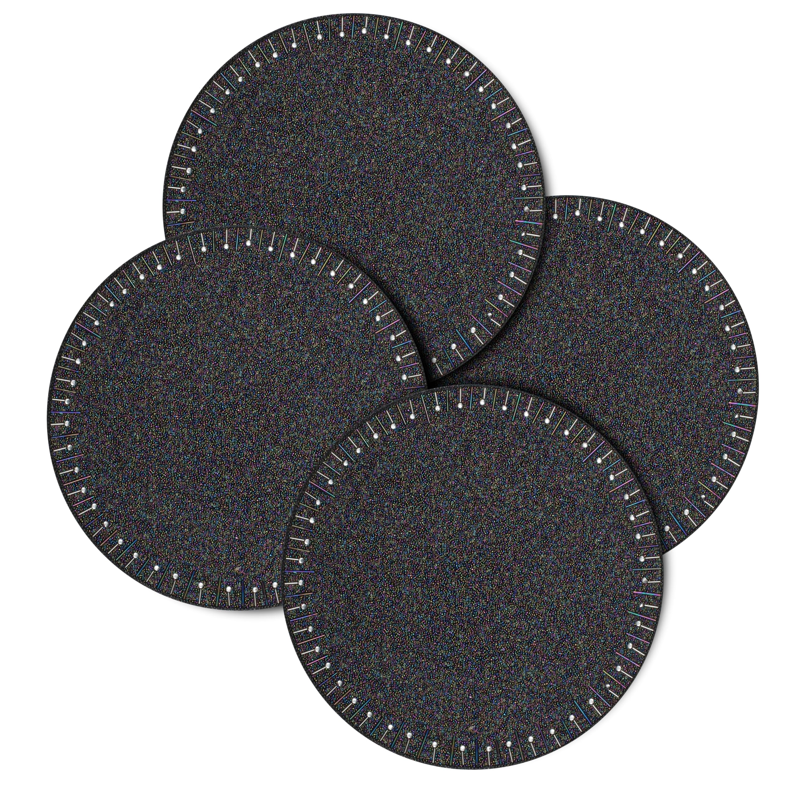Amazon.com: Round Beaded Placemats 13" Round,Placemats for Dining Table ...