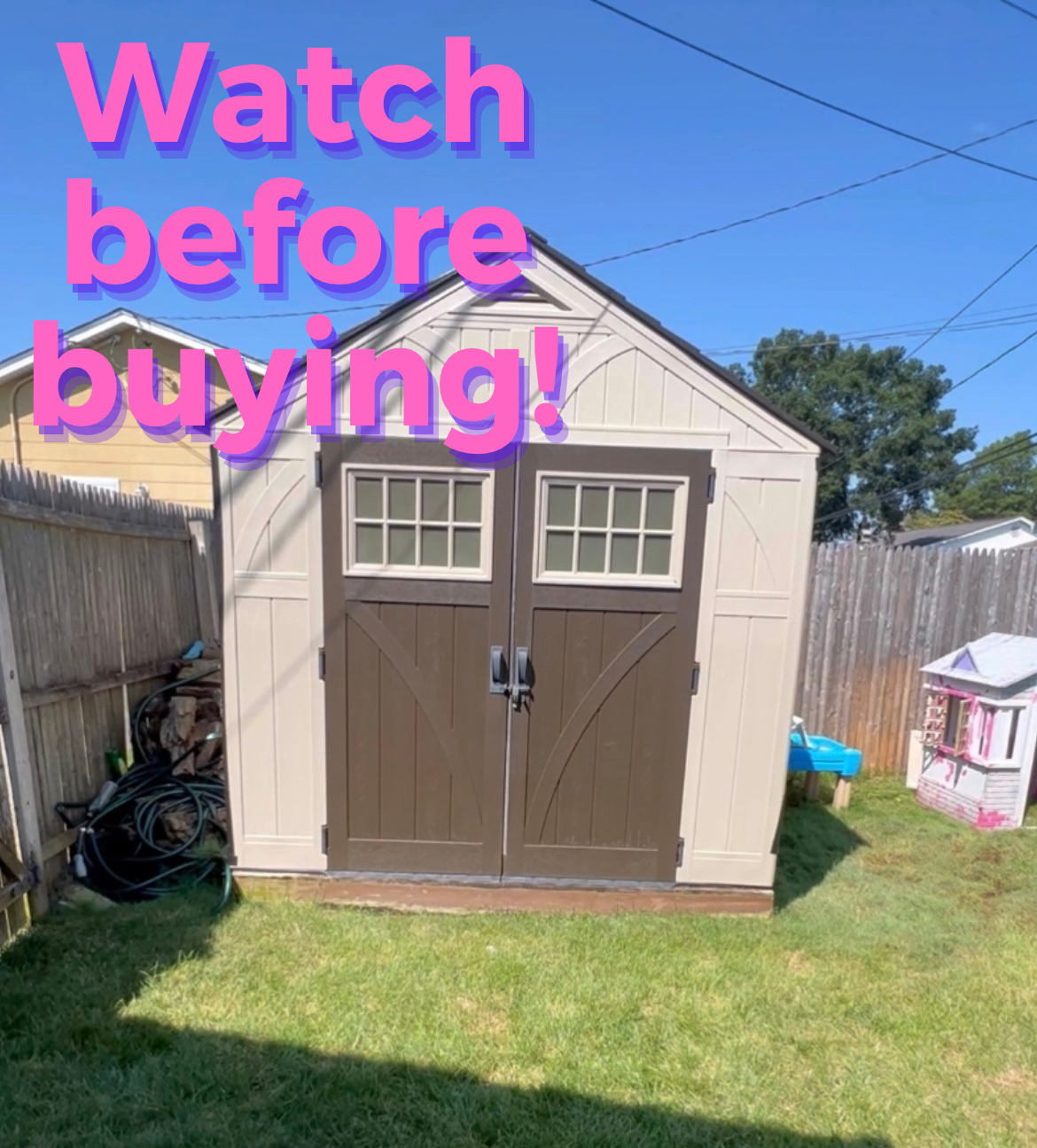 Watch HONEST REVIEW- Suncast Heavy Duty 8x10 Shed on Amazon Live