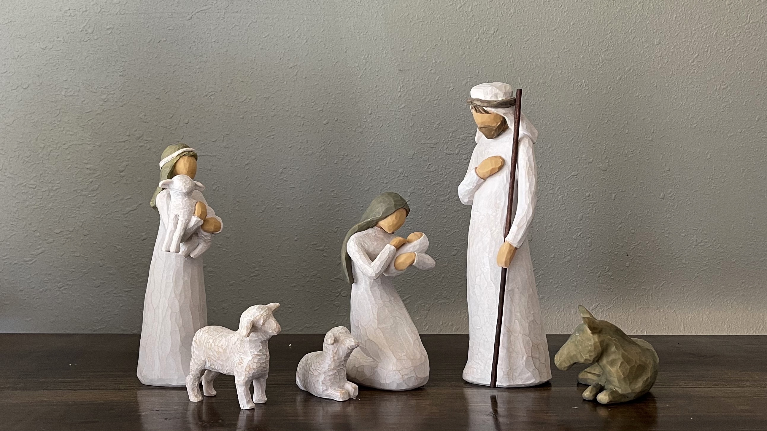 Watch Unboxing and Checking out the Willow Tree Nativity Set on Amazon Live