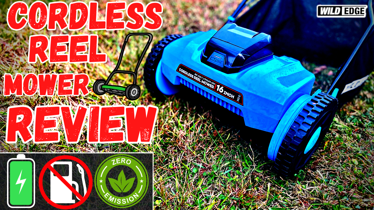 Watch Battery Powered Cordless Reel Mower - Review on Amazon Live
