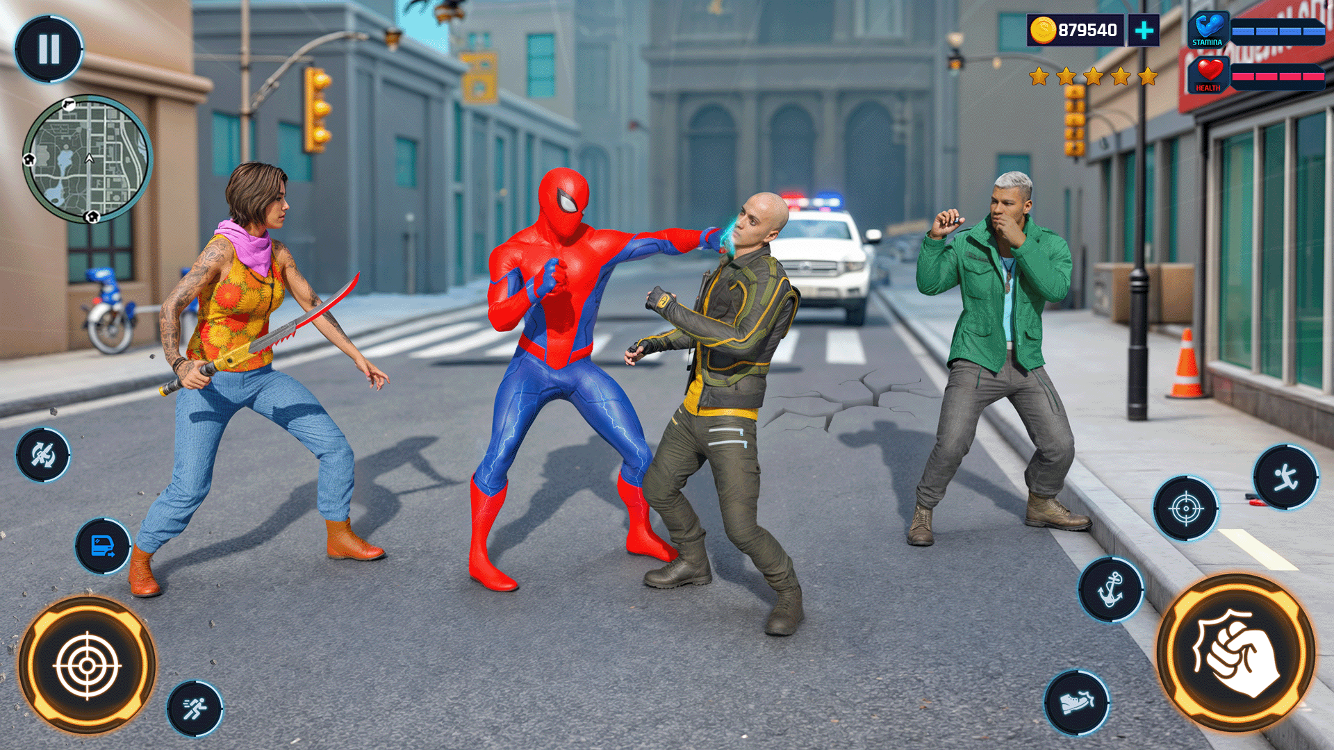 Real Flying Spider vs Grand Gangster City - Open World Hero Action ...