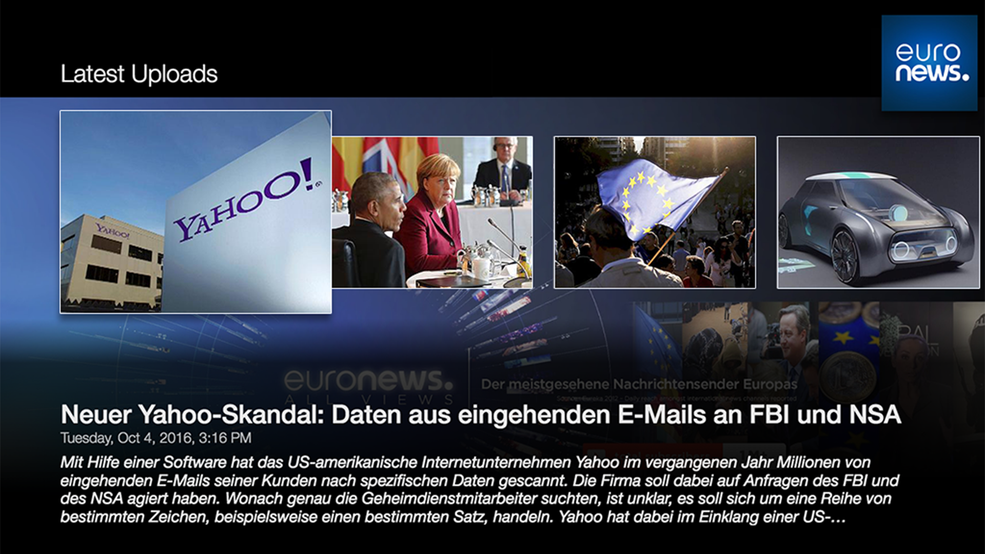 Euronews (deutsch):Amazon.com:Appstore for Android