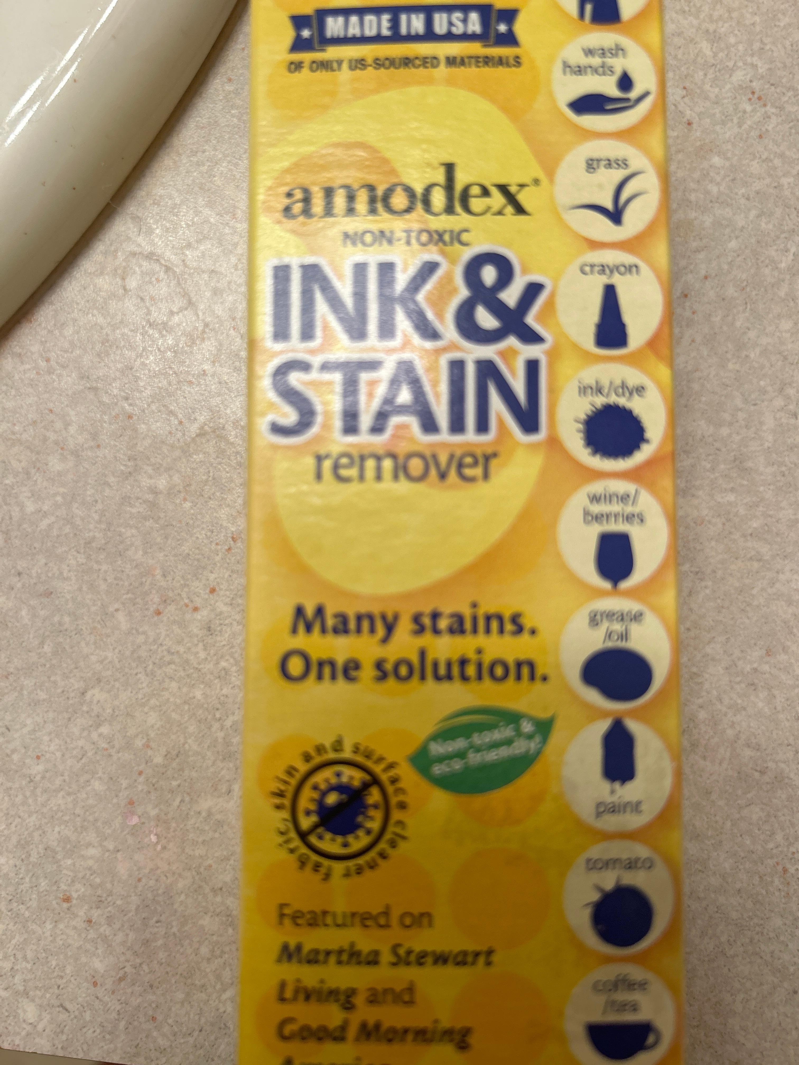 Watch Honest review of Amodex ink and stain remover! on Amazon Live