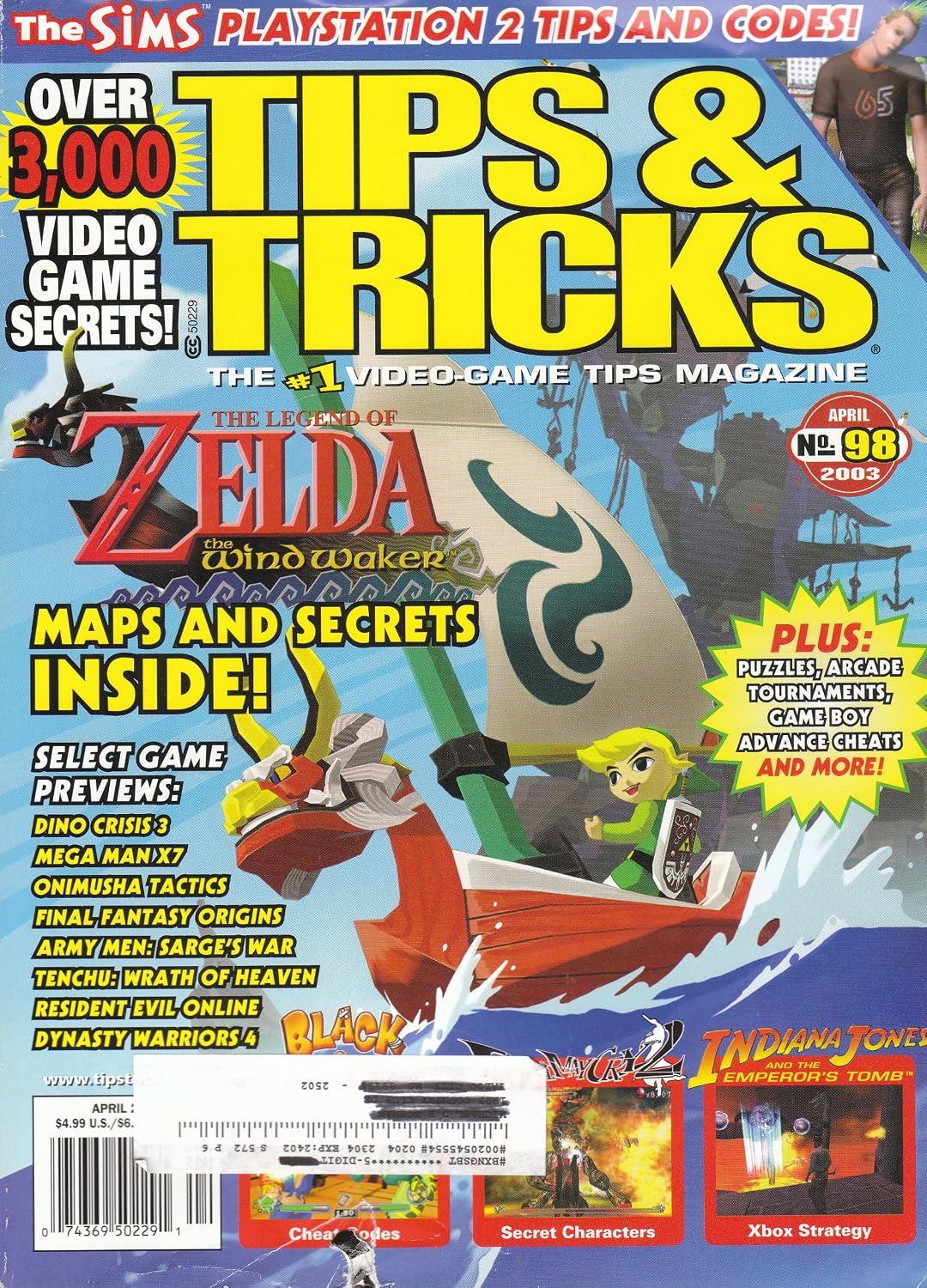 Tips & Tricks April 2003 The Legend of Zelda The Wind Waker Maps ...
