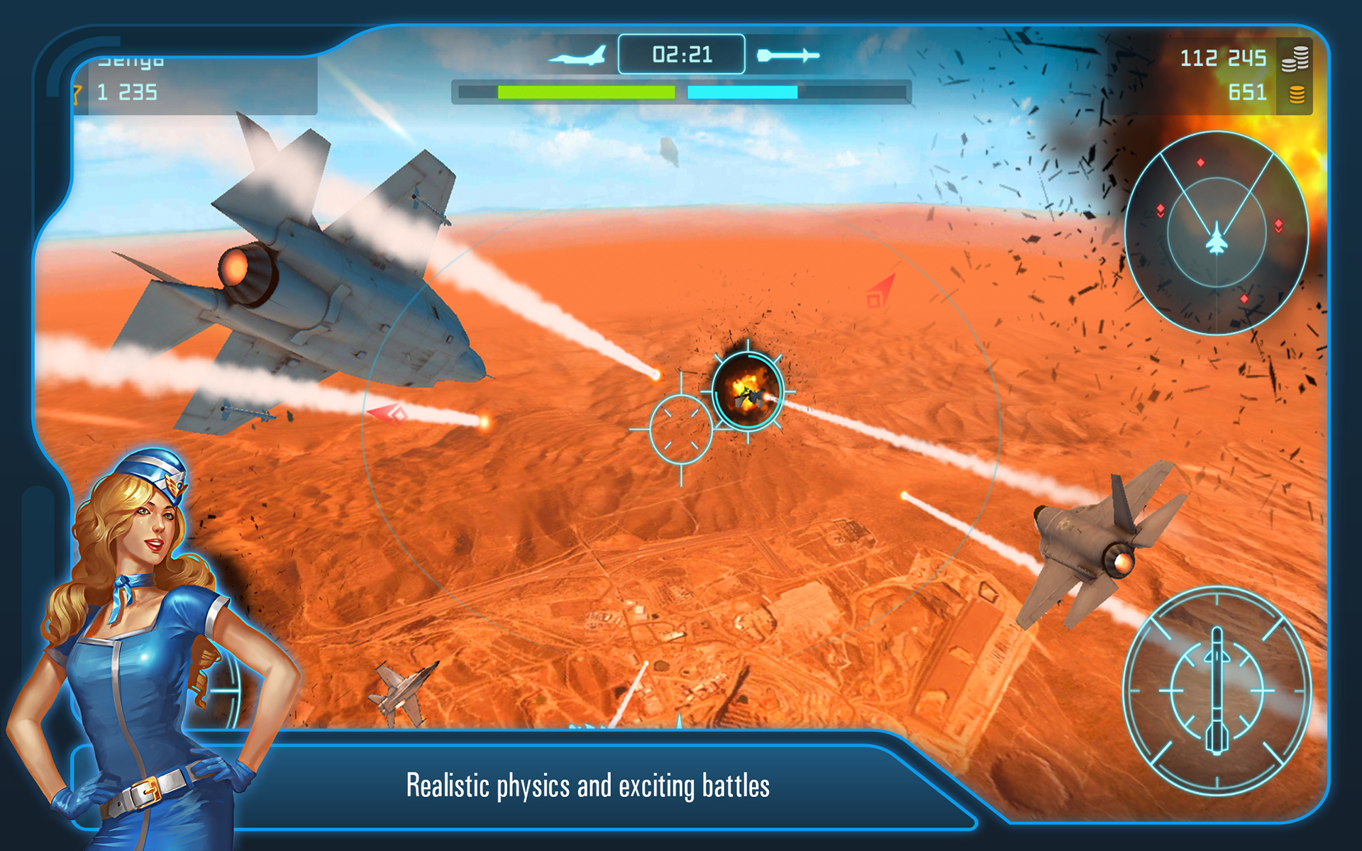 Battle Warplanes: Modern Combat Flight Simulator - App on the Amazon ...