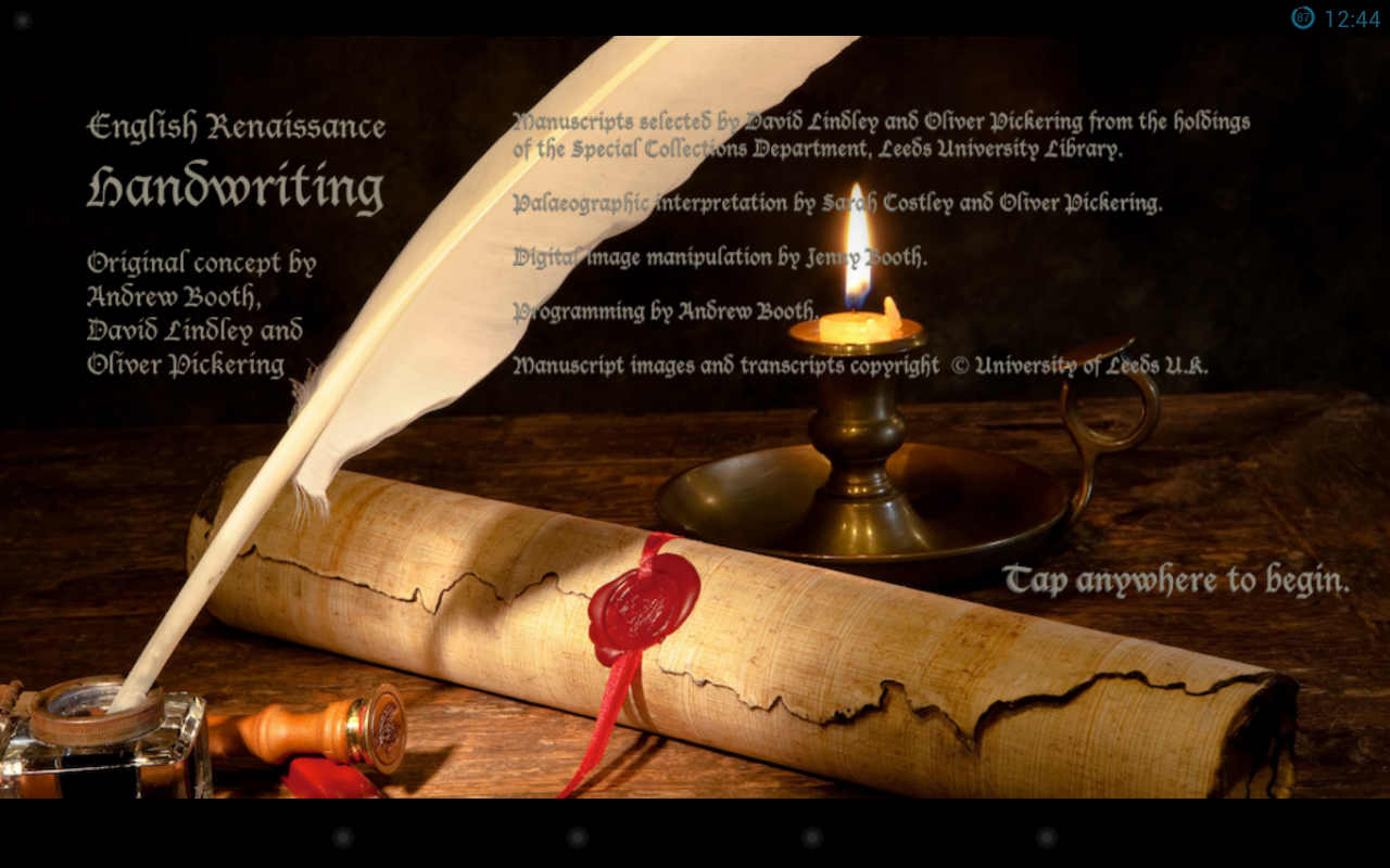 English Renaissance Handwriting - App on Amazon Appstore