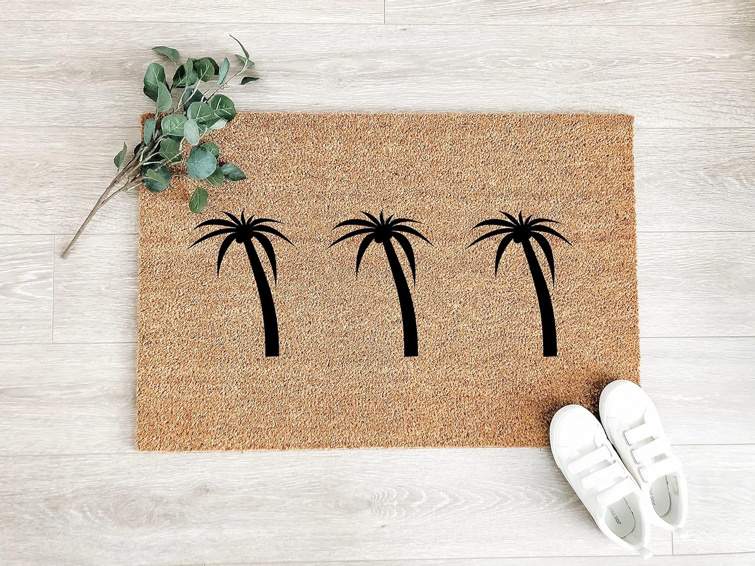 Amazon.com: Palm Trees Doormat Welcome Mat Cute Doormat Front Porch ...