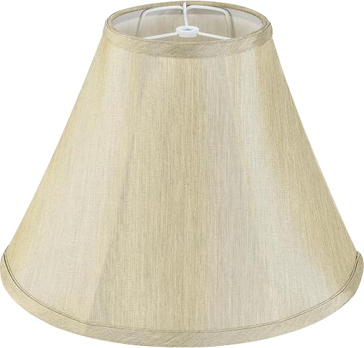 GO&SO Champagne Gold Bell Lamp Shades - 6" Top x 13" Bottom x 9.8" High ...
