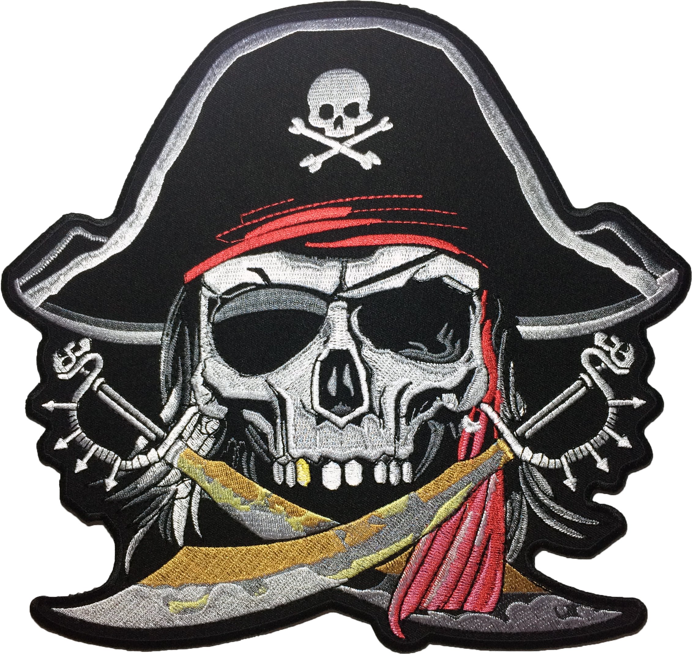 Skull And Cross Swords Patch