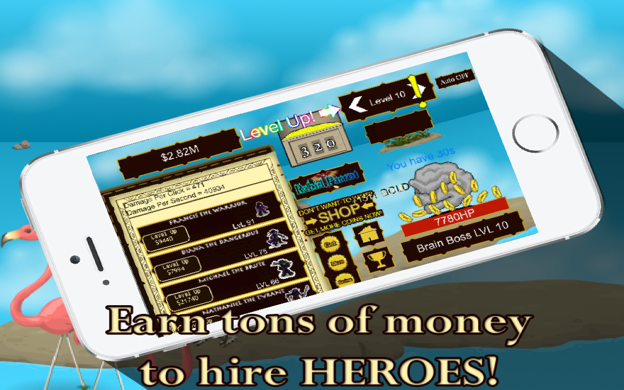 Tapper Heroes - A Game of Idle Tapping Heroes With Minions, Bosses And ...