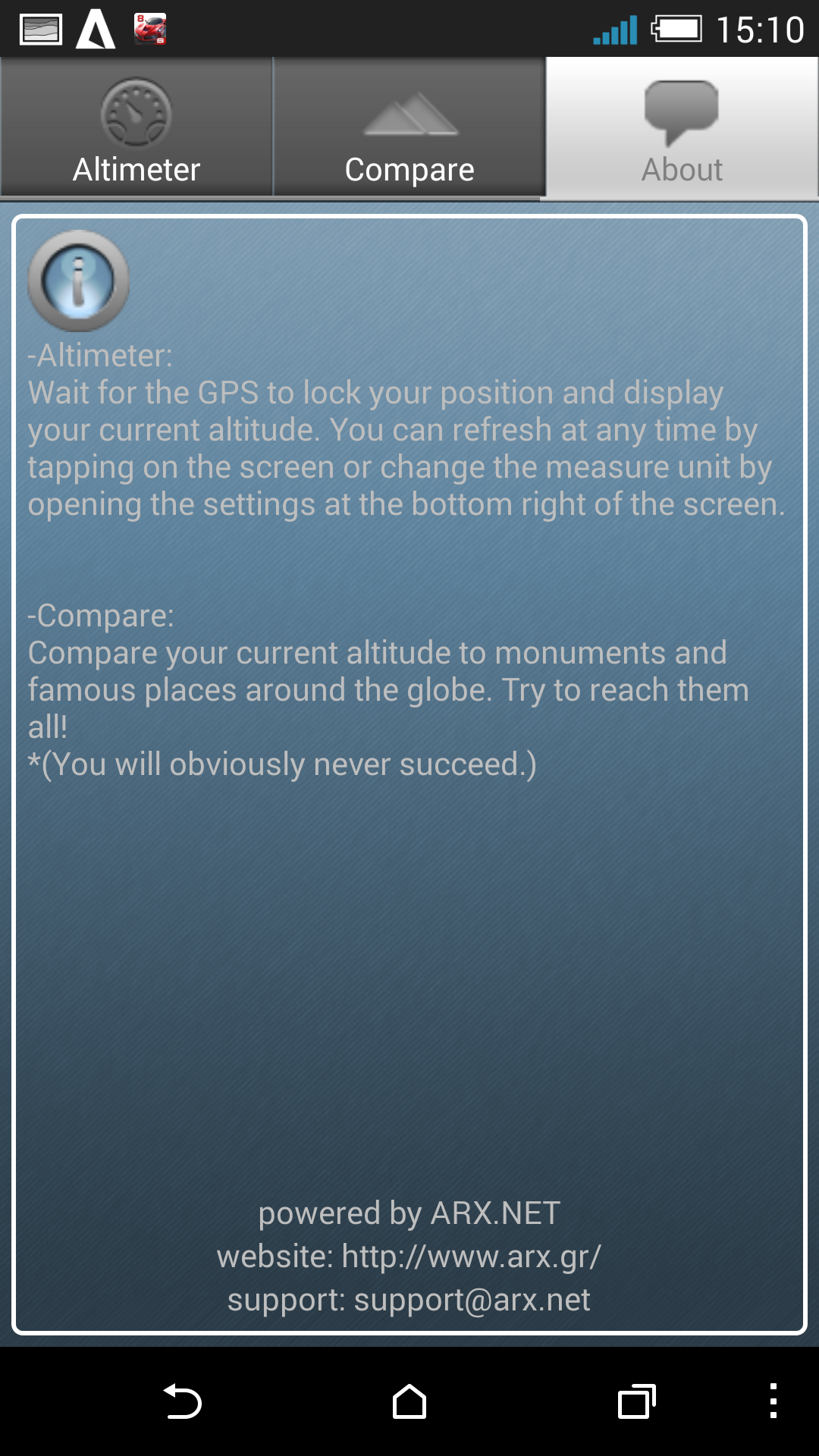 Altimeter - App on Amazon Appstore