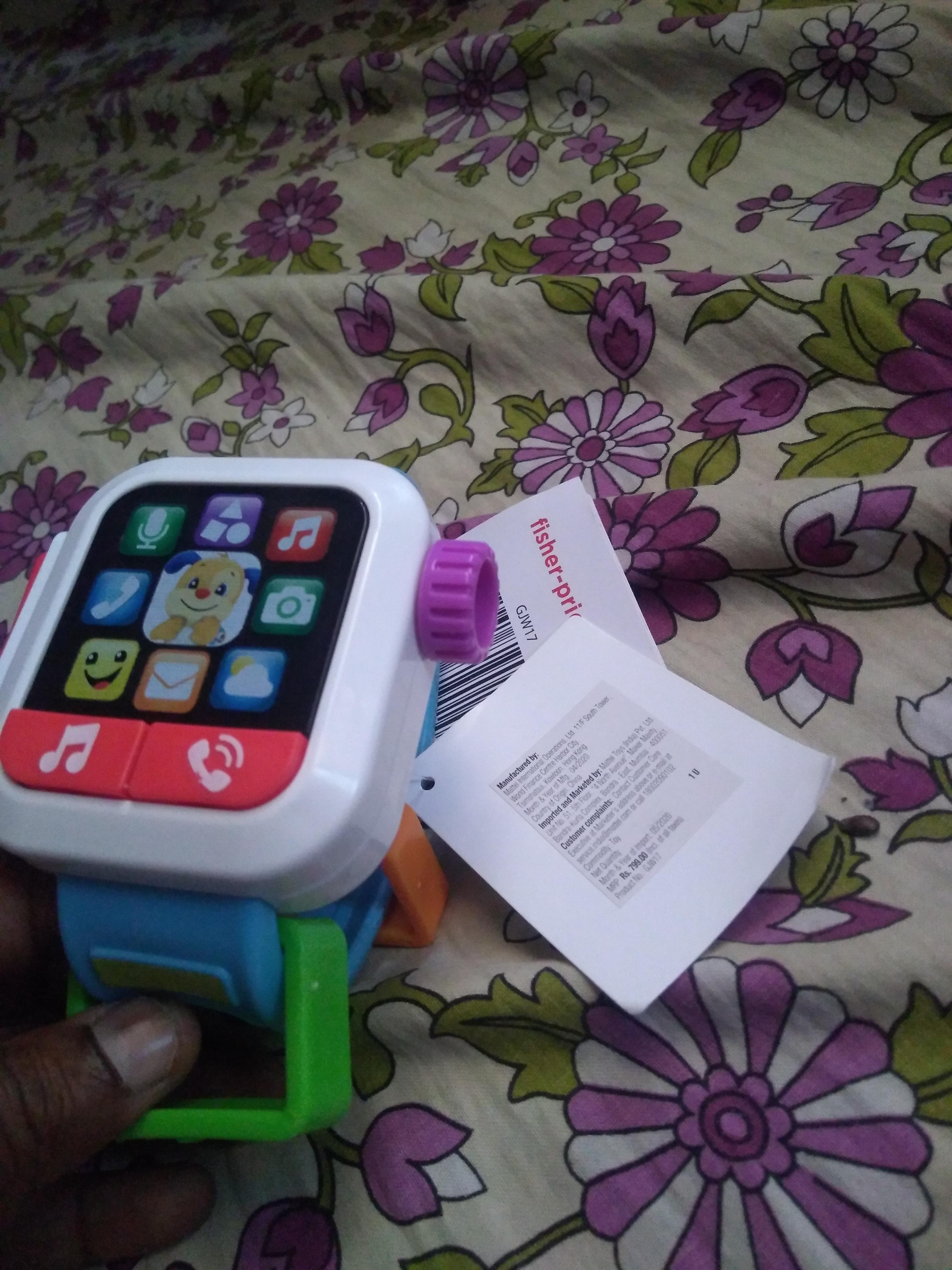 Buy Fisher Price Laugh & Learn Time to Learn Smartwatch, Learning Toy ...