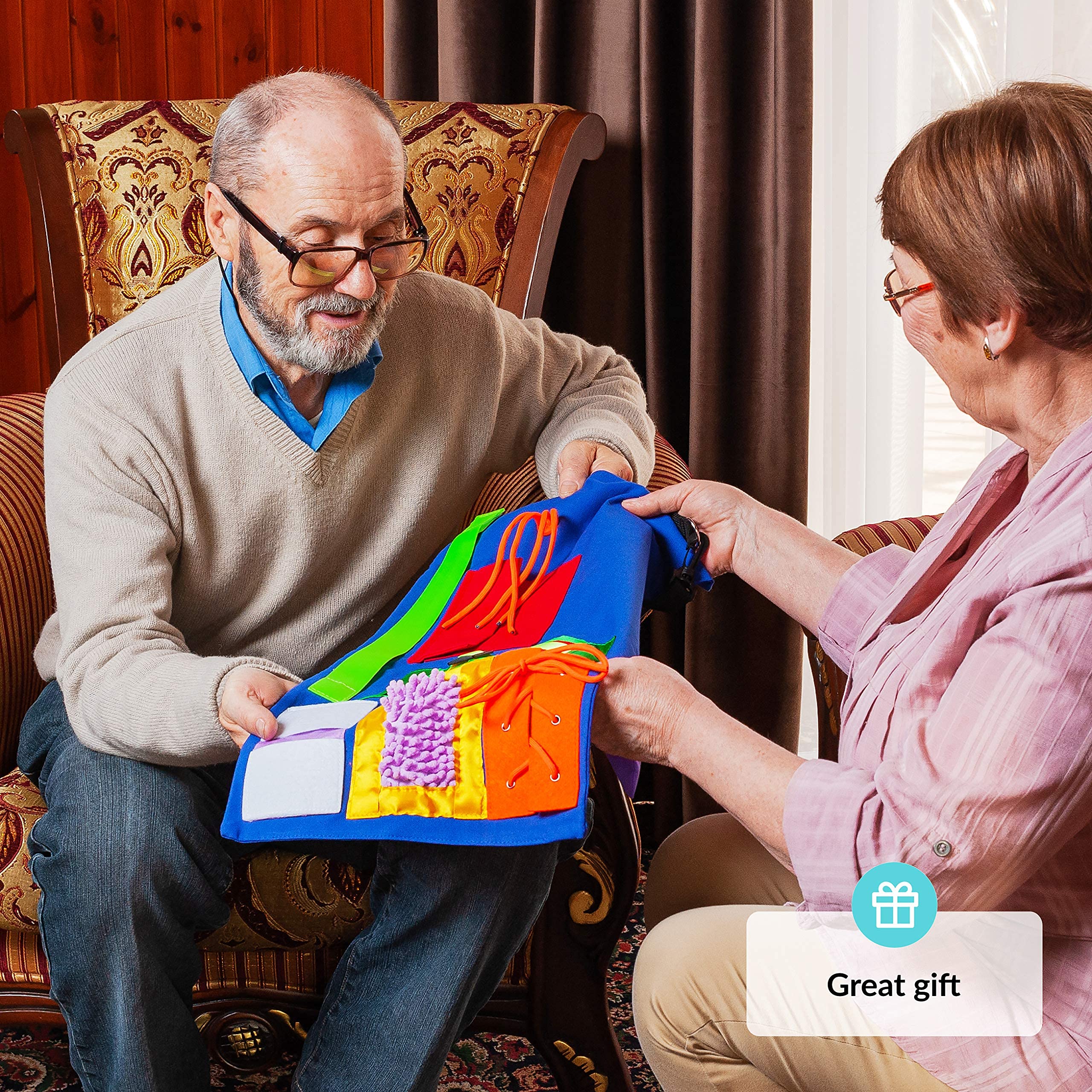 Buy Fidget Blanket Calming Comforting Activities For Adults With Buy Fidget Blanket Calming Comforting Activities For Adults With