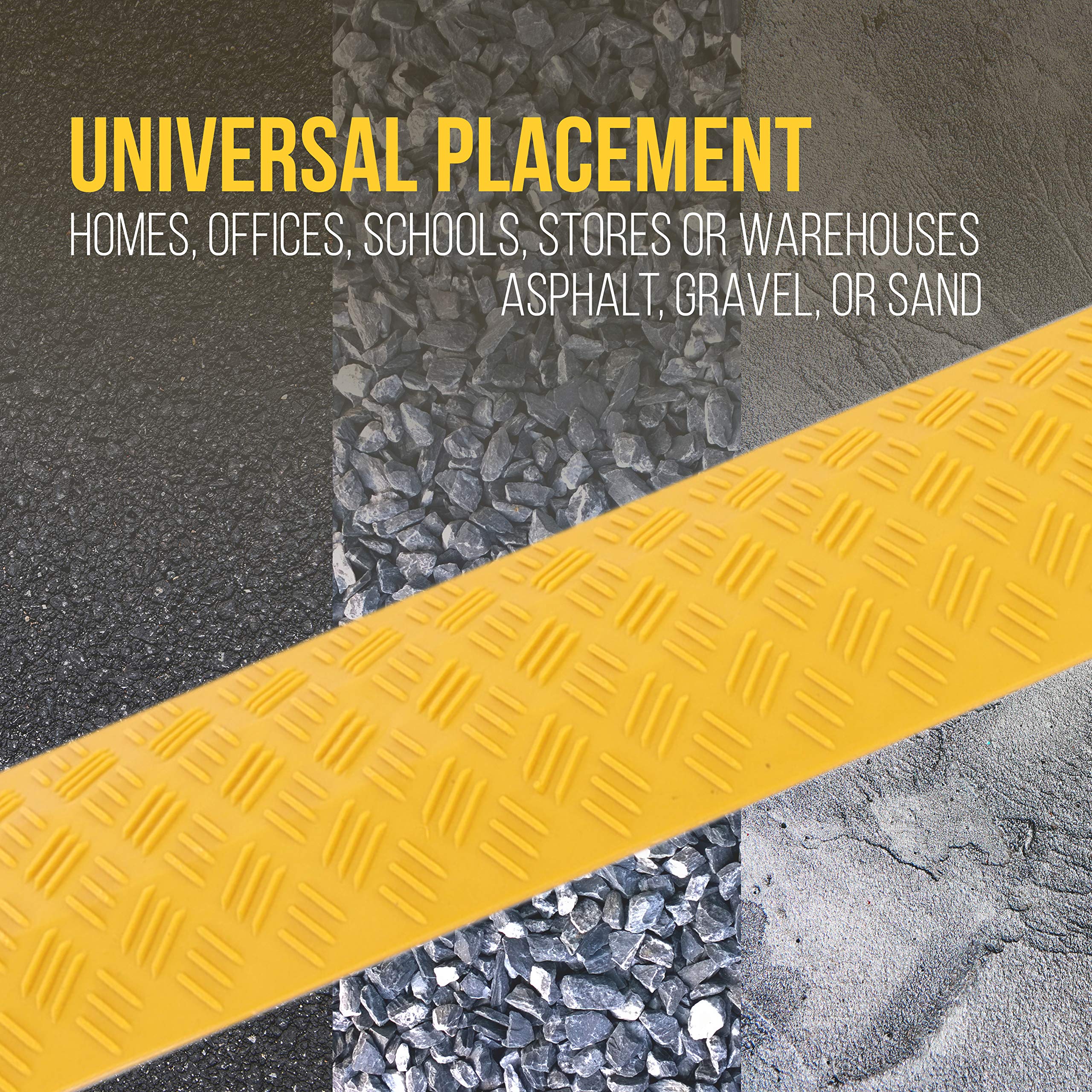 Durable Cable Ramp Protective Cover - 2,000 lbs Max Heavy Duty Drop ...