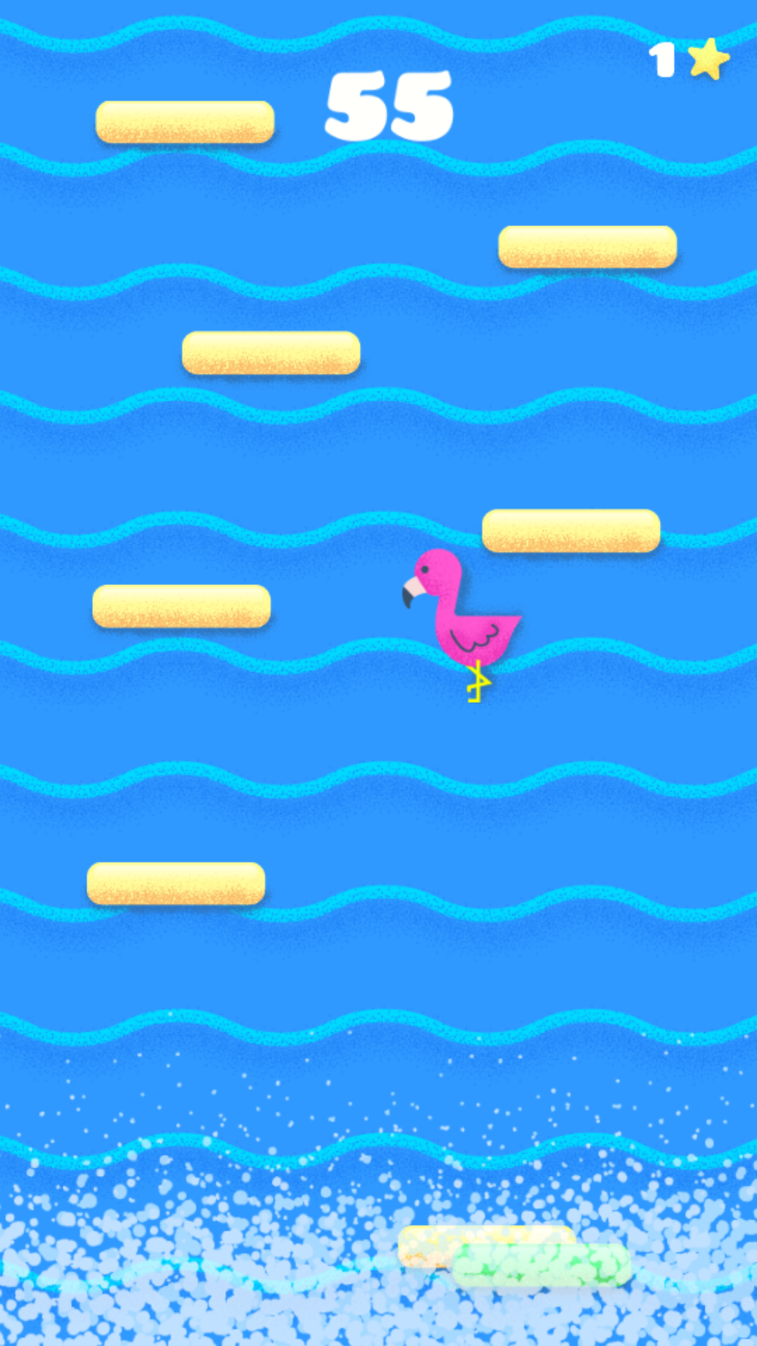 Jumping Flamingo: Catch the Stars - popular super simple fun games for ...
