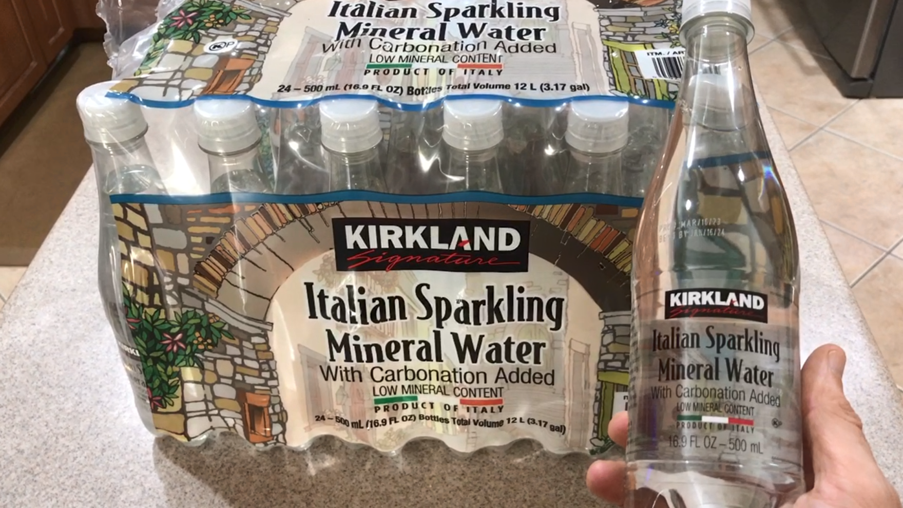 Watch Kirkland Italian Sparkling Mineral Water ﹙Reveal & Thoughts﹚ on Amazon Live