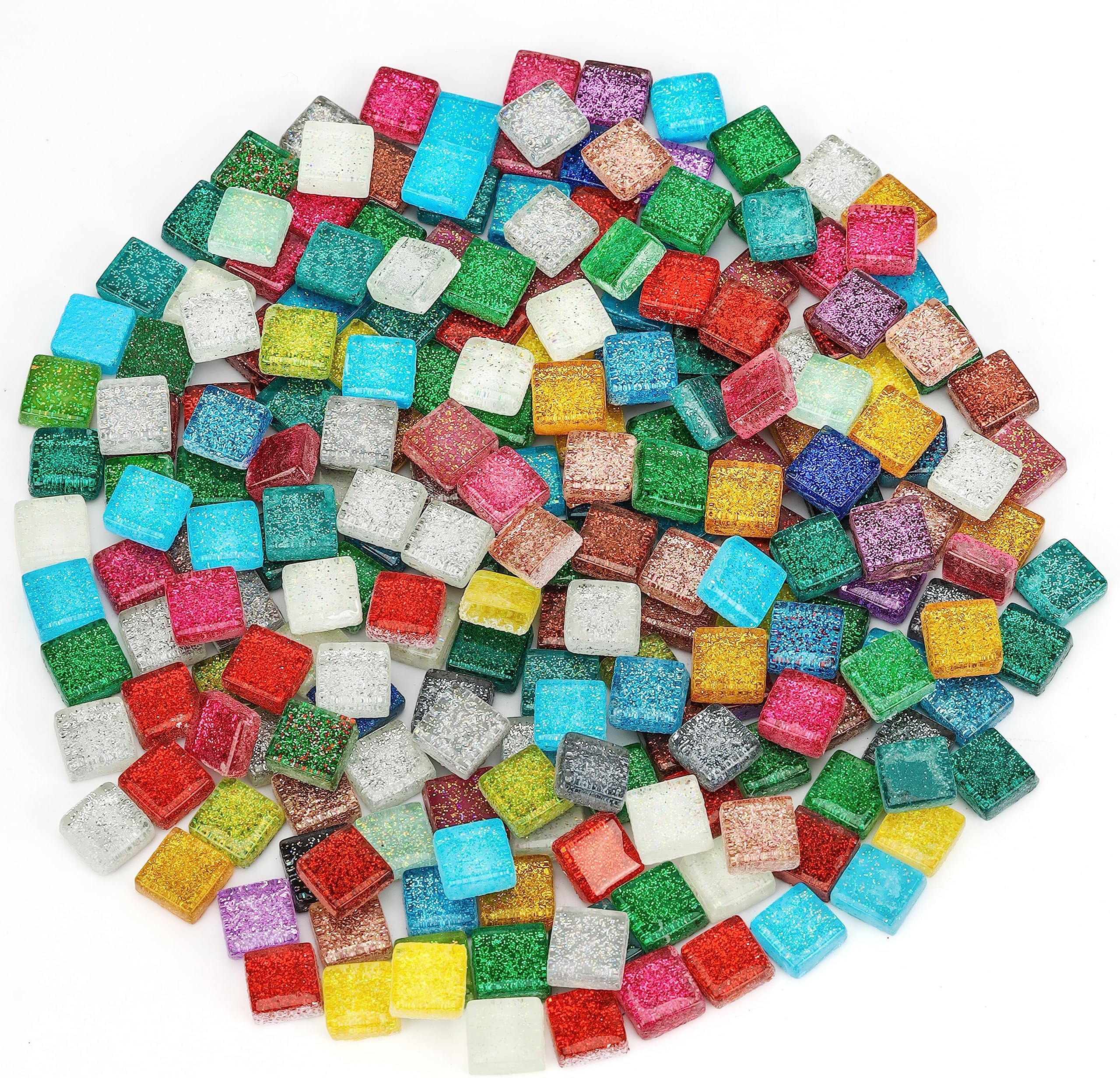 Mosaic Tile Mix. 2cm x 4mm Thick. Deluxe Blue Blend 200 Tile Mix ...
