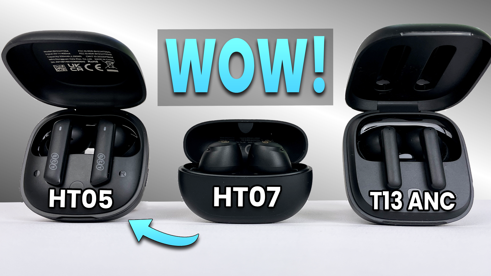 Watch QCY Compared ﹙HT05 vs HT07 vs T13 ANC﹚ on Amazon Live