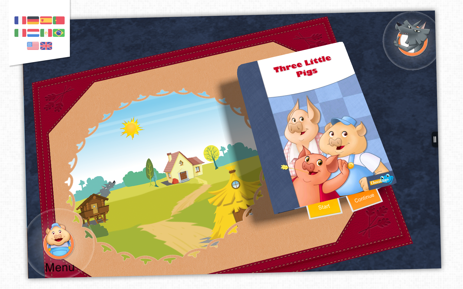 The Three Little Pigs HD - Interactive book for kids - App on Amazon ...