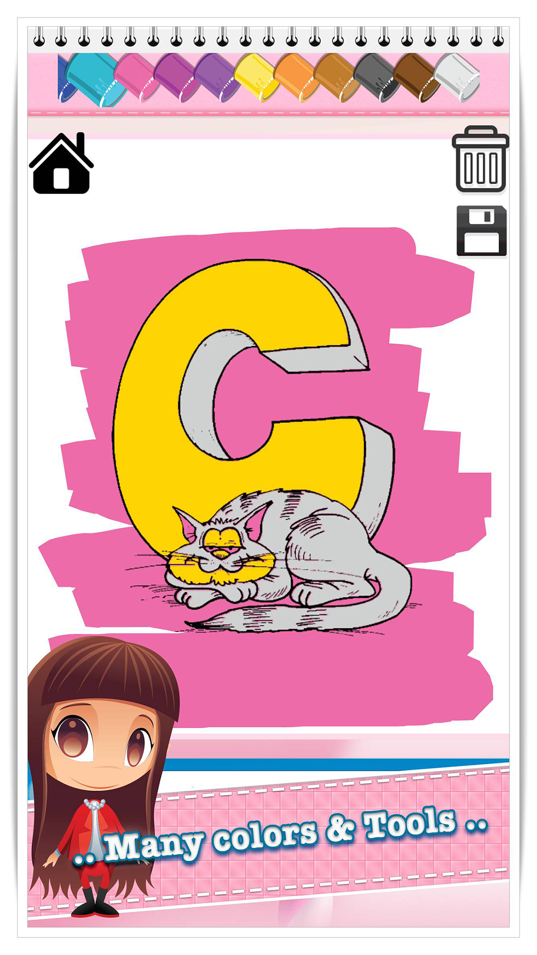 Abc Pencils Doodle Draw - cute caricature art ideas for kids - App on ...