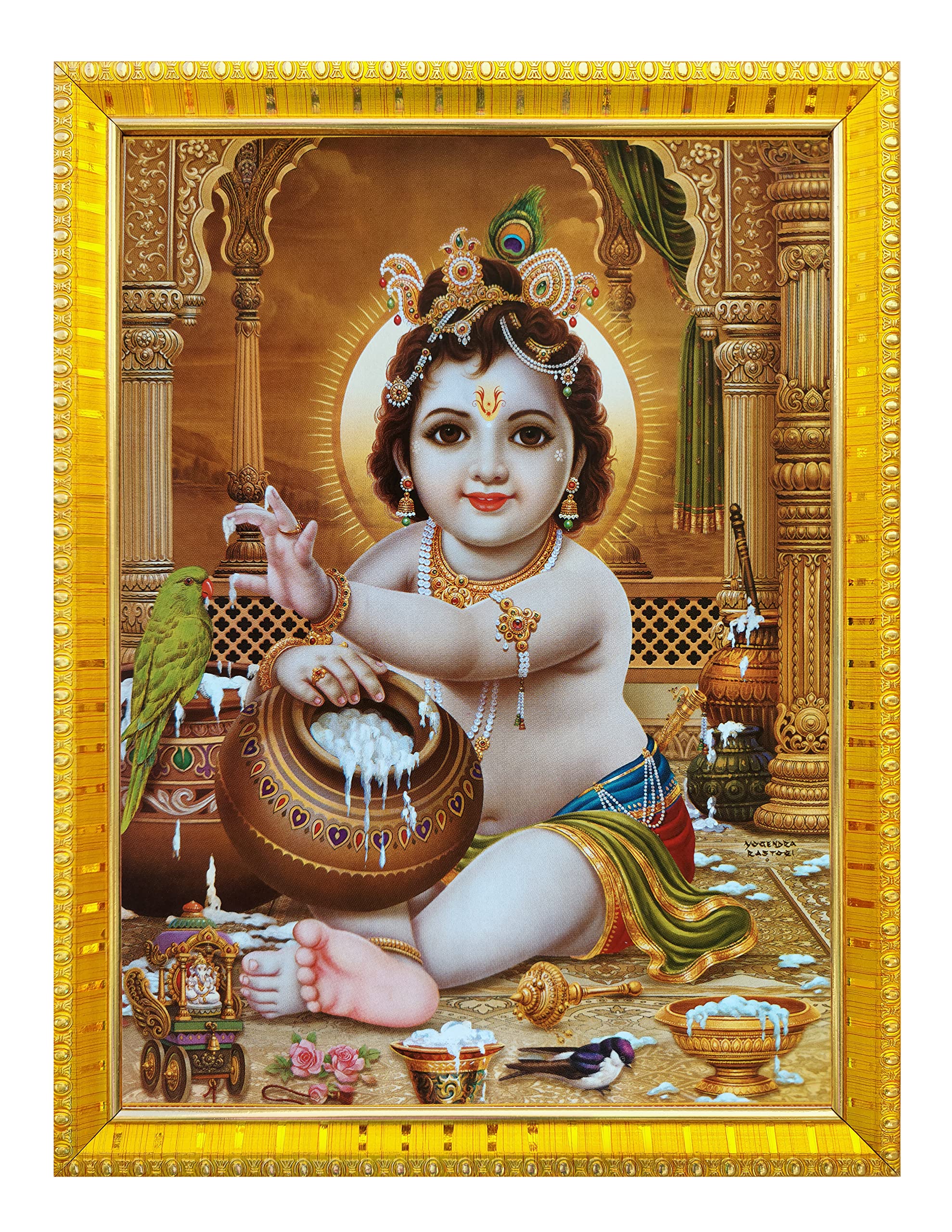 Koshtak bal roop krishna/bal gopal/baby Child kanha ji/makhan chor ...