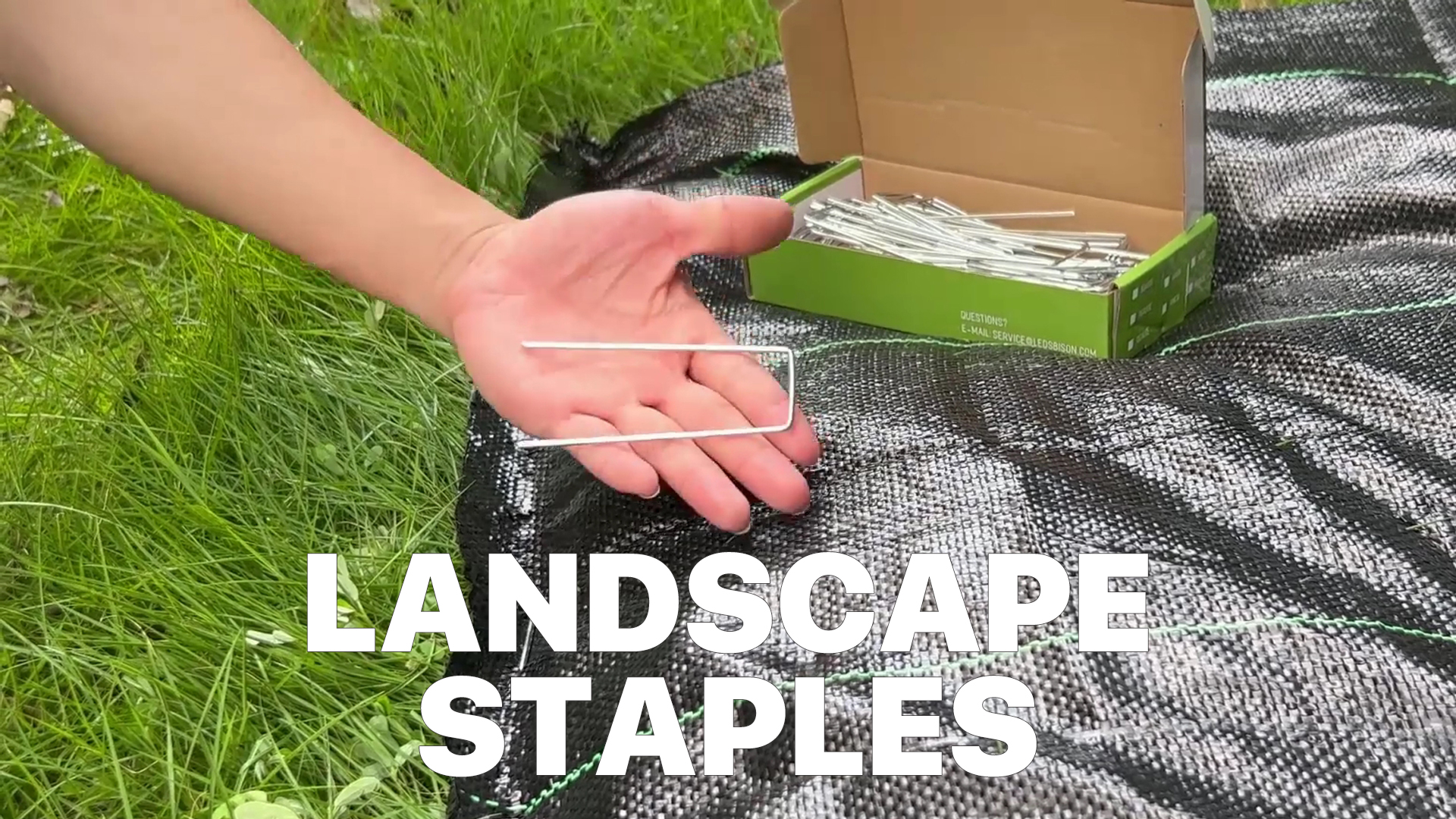 Snapklik.com : Landscape Staples Zevlux Garden Staples 4 Inch 50 Pcs ...
