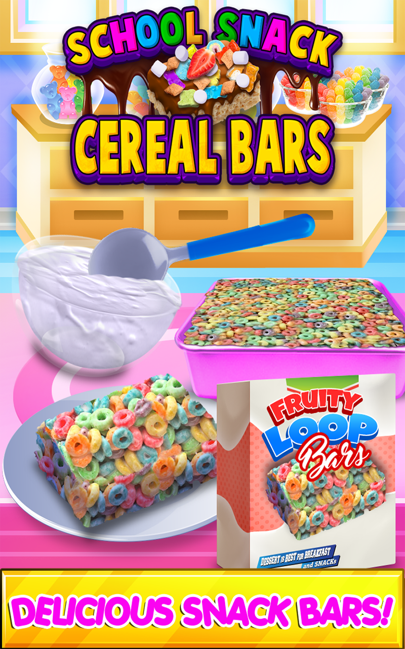 School Lunch Cereal Bars - After School Kids Snacks FREE - App on Amazon Appstore