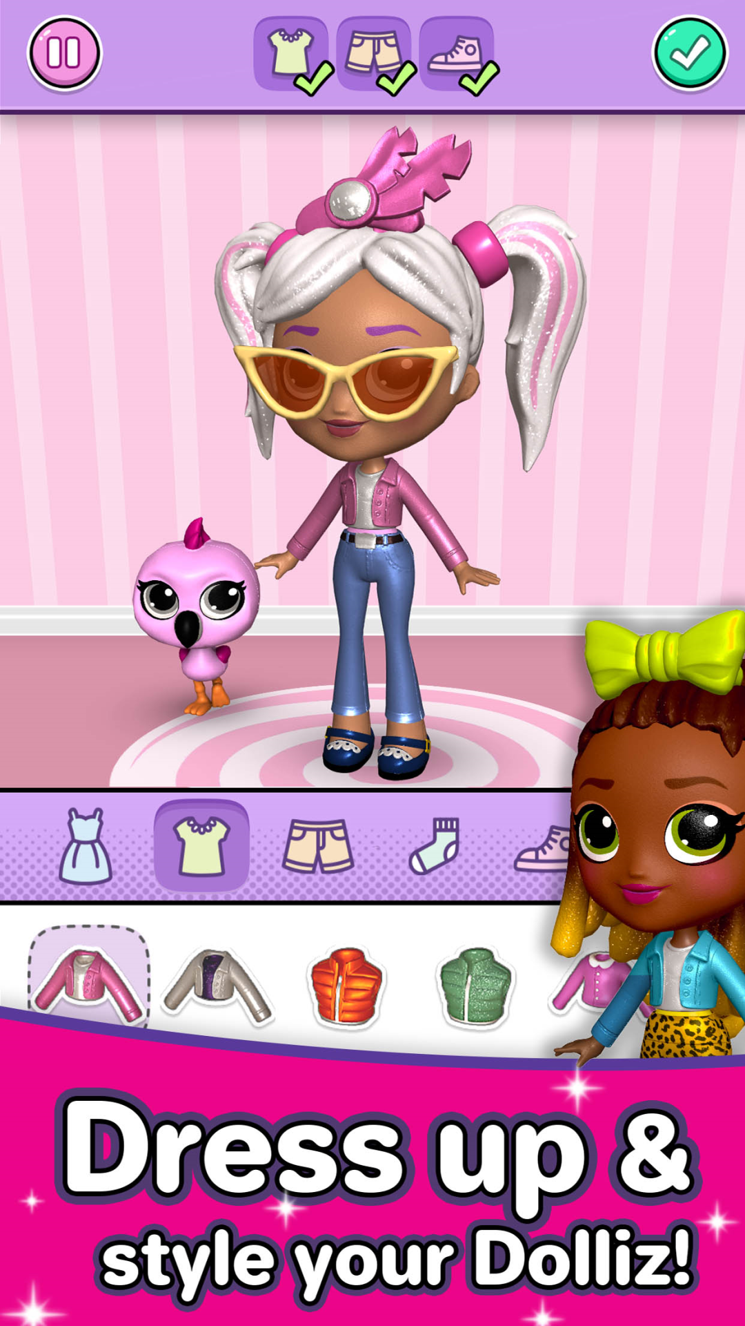 Go! Dolliz: 3D Surprise Doll Unboxing and Dress Up:Amazon.com:Appstore ...