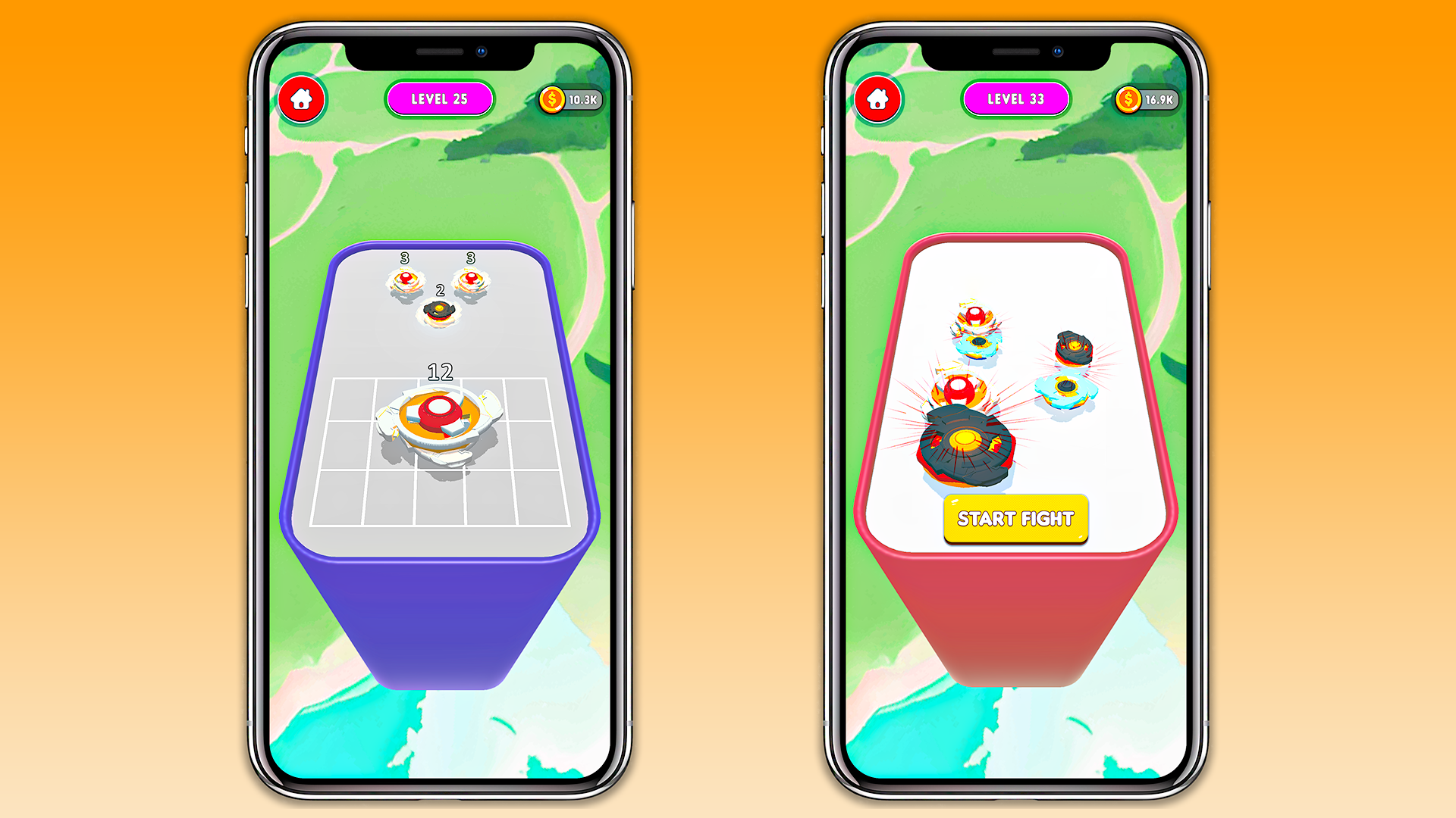 Merge Spinner Master 3D: Fidget Spinner Battle & Evolution Arena Game ...