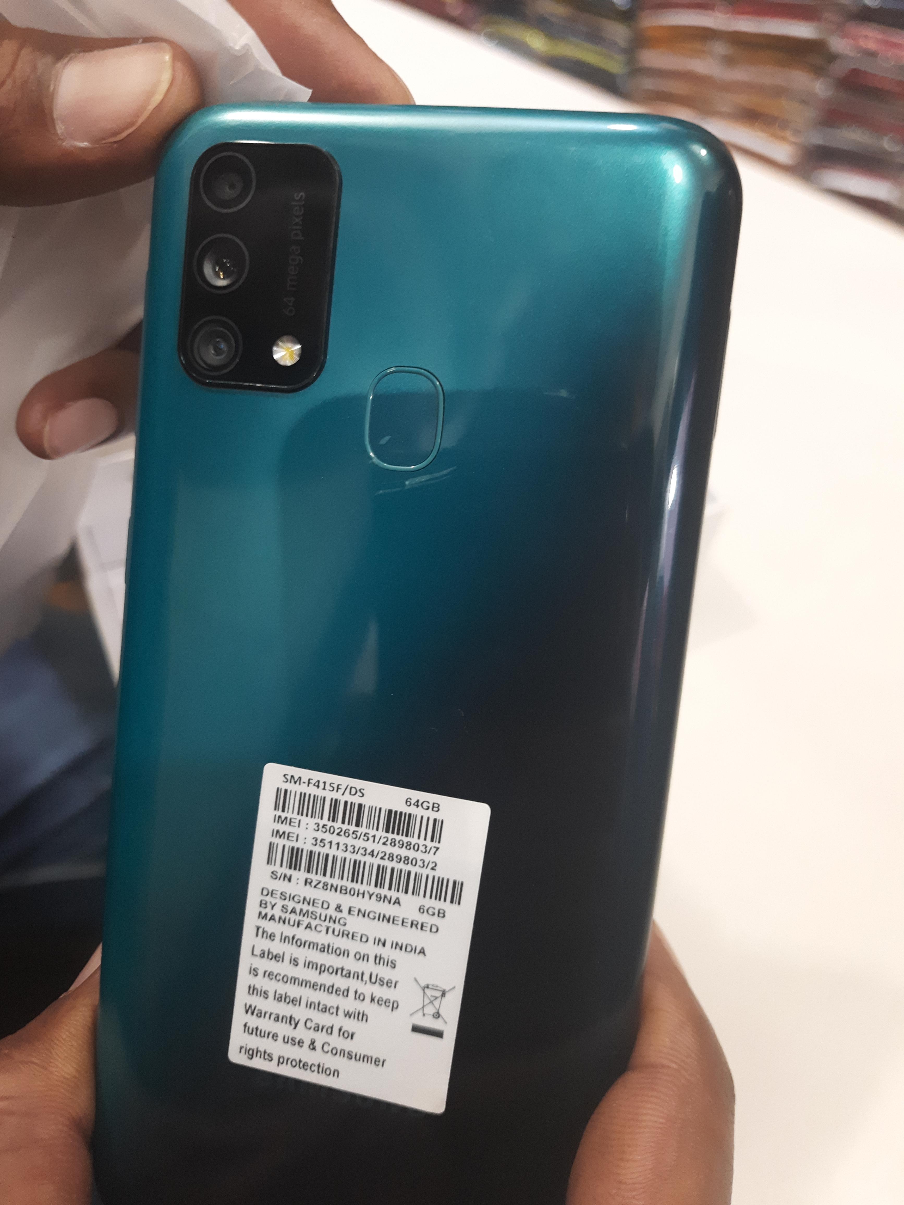 Samsung (Renewed) Galaxy F41 (Fusion Green, 6GB RAM, 64GB Storage ...