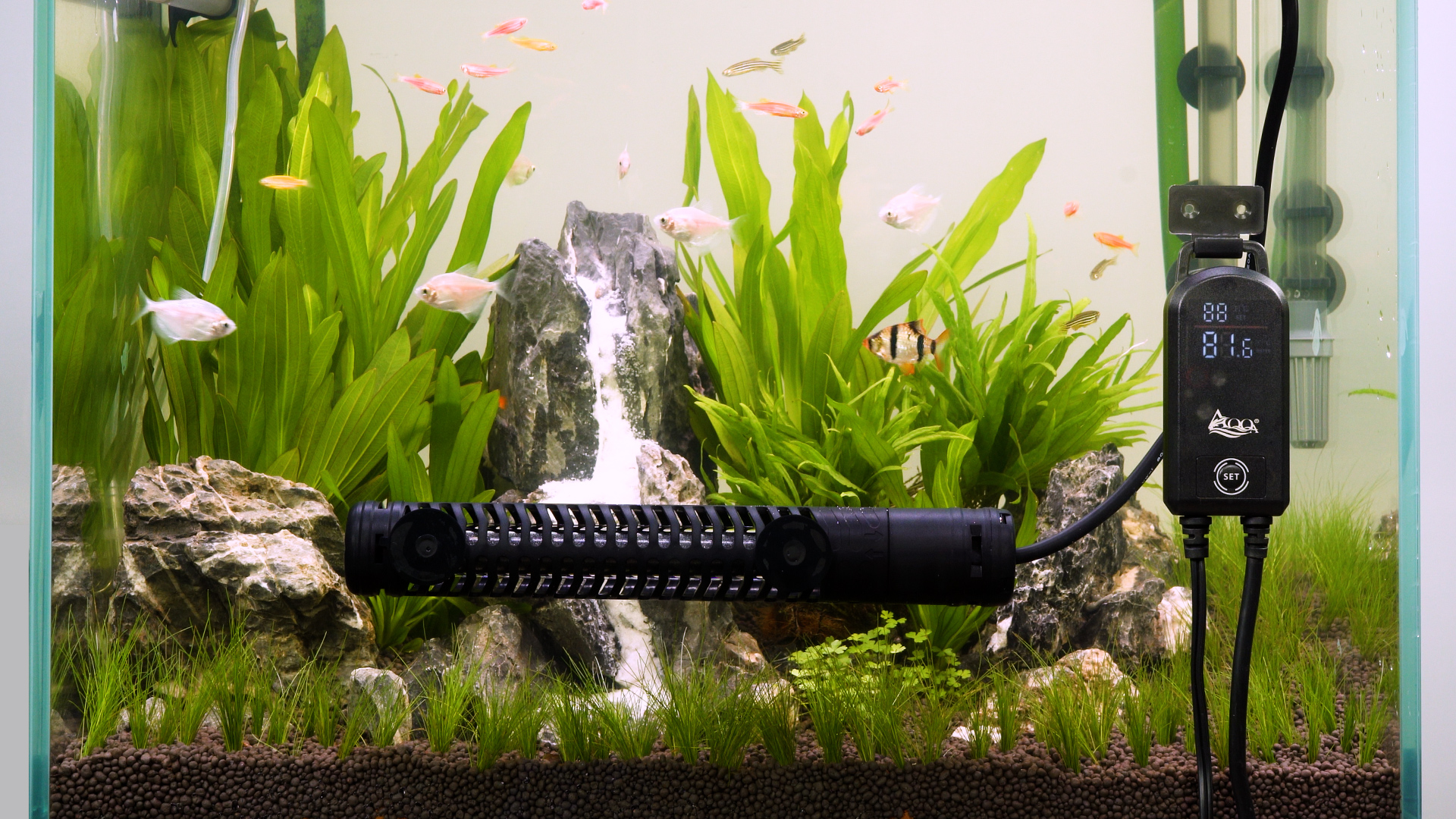 Aquarium Water Heater KickAt Fully Automatic ON Off Fish Tank Heater