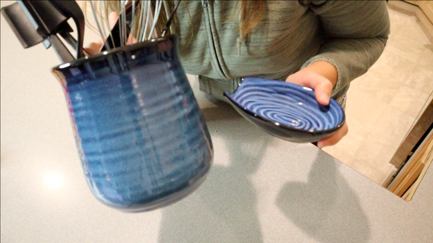 Watch Hasense Navy Utensil Holder and Blue Spoon Rest Bundle on Amazon Live