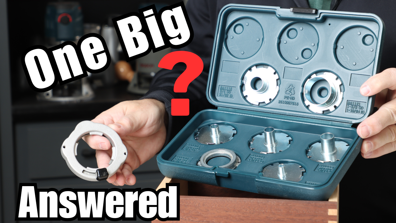 Watch One Big Question Answered Bosch Guide Bushing Set on Amazon Live